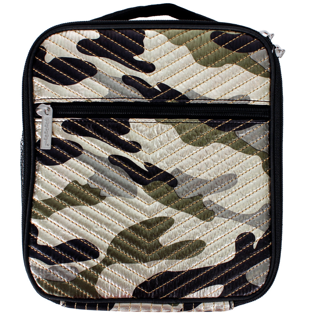 Metallic Camo Chevron Lunch Tote – Denny's X Lester's