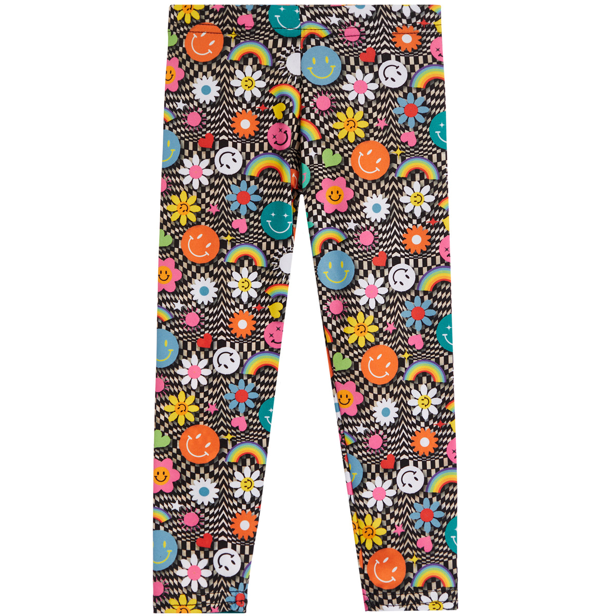 Checkered Smiley Legging | Denny's