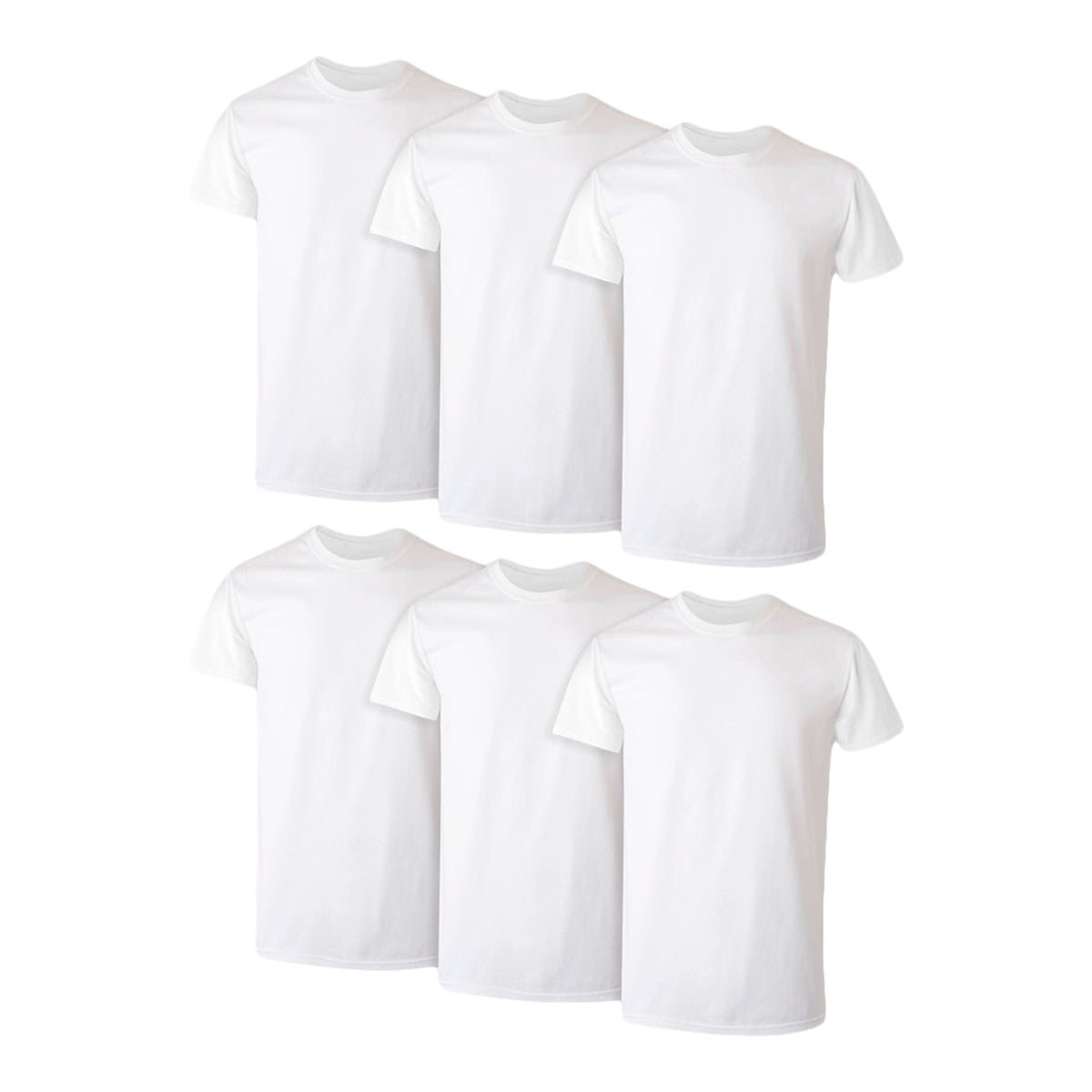 Mens Crew Tee Shirt 6 Pack | Denny's