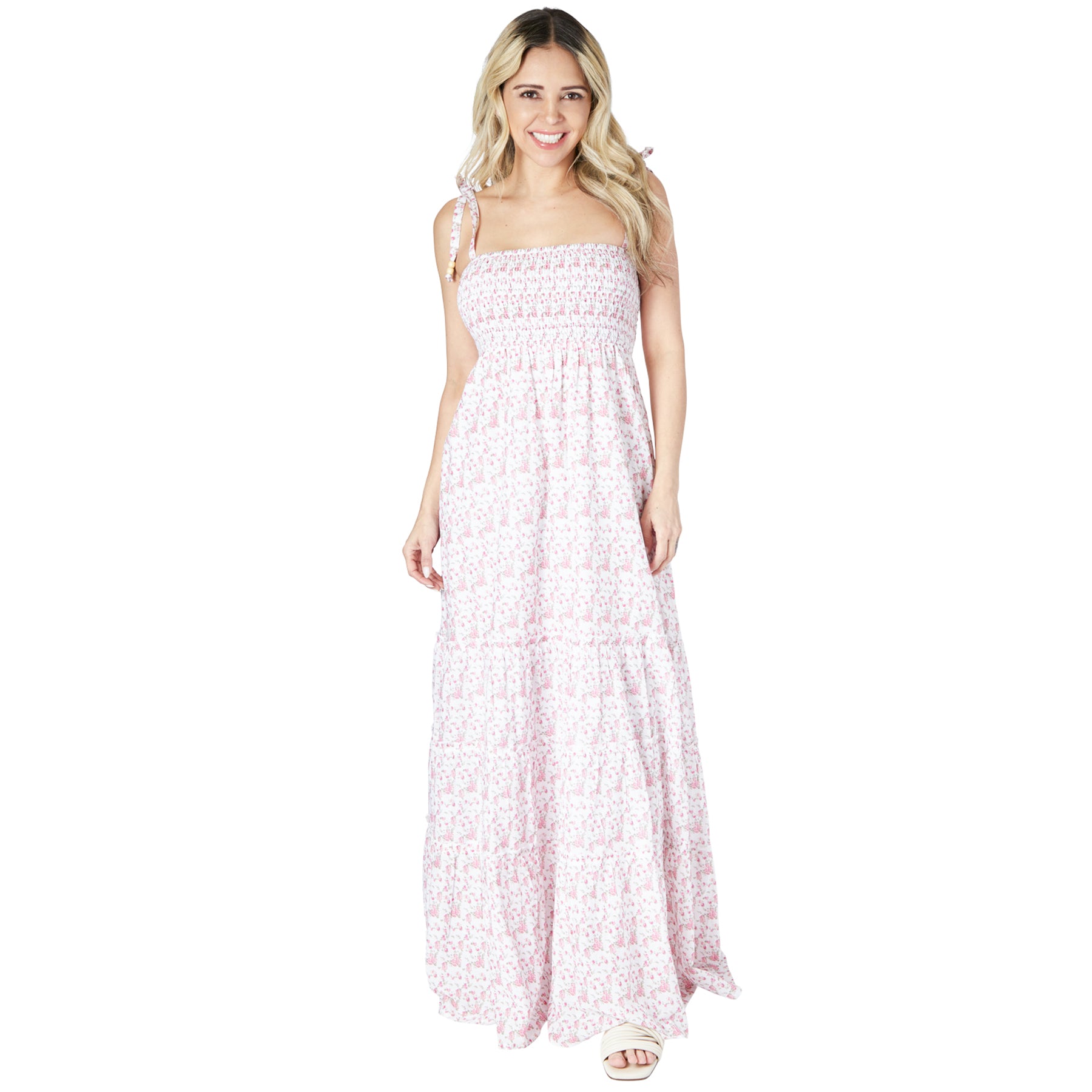 Shayla Floral Maxi Dress – Denny's