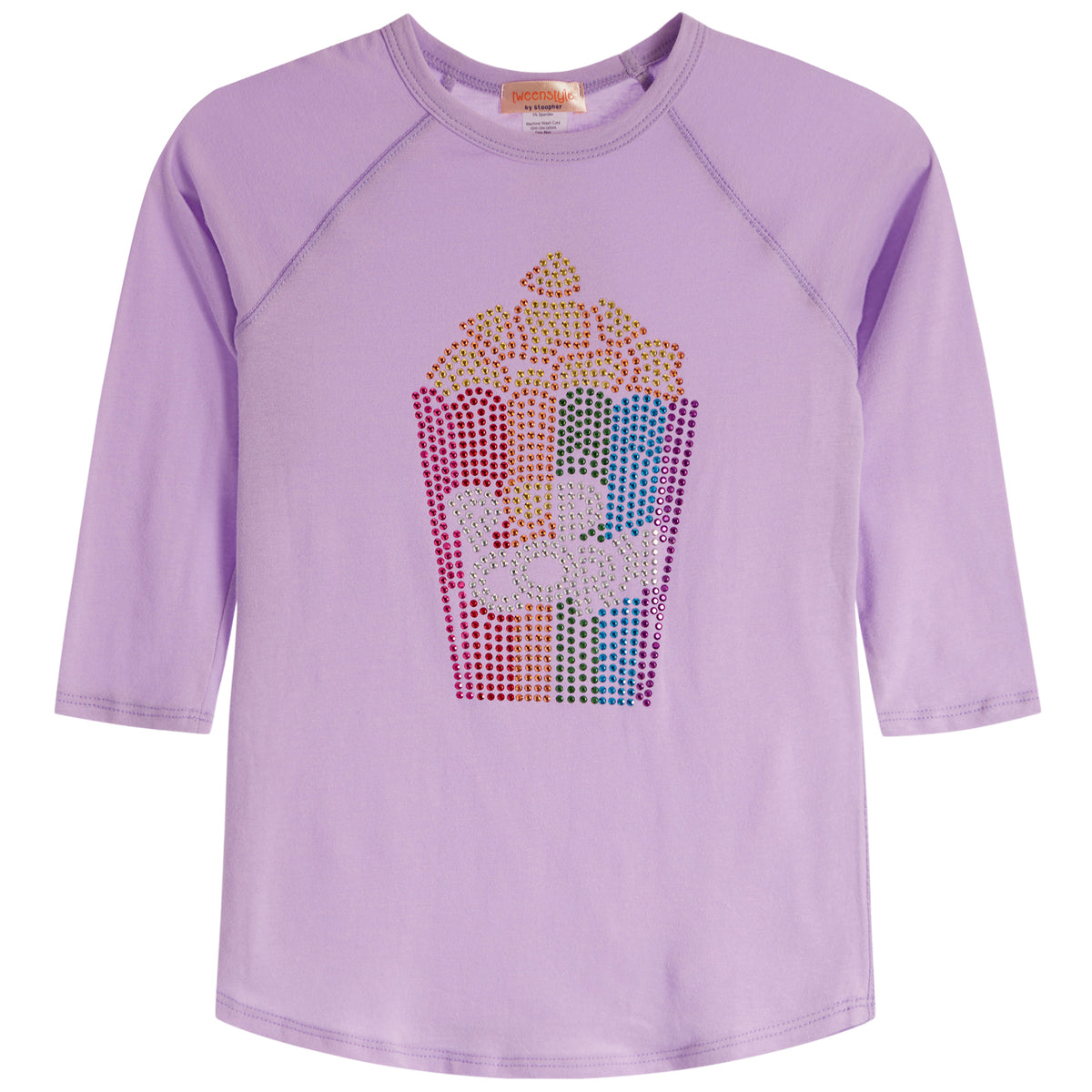 Stone Popcorn 3/4 Sleeve Tee | Denny's