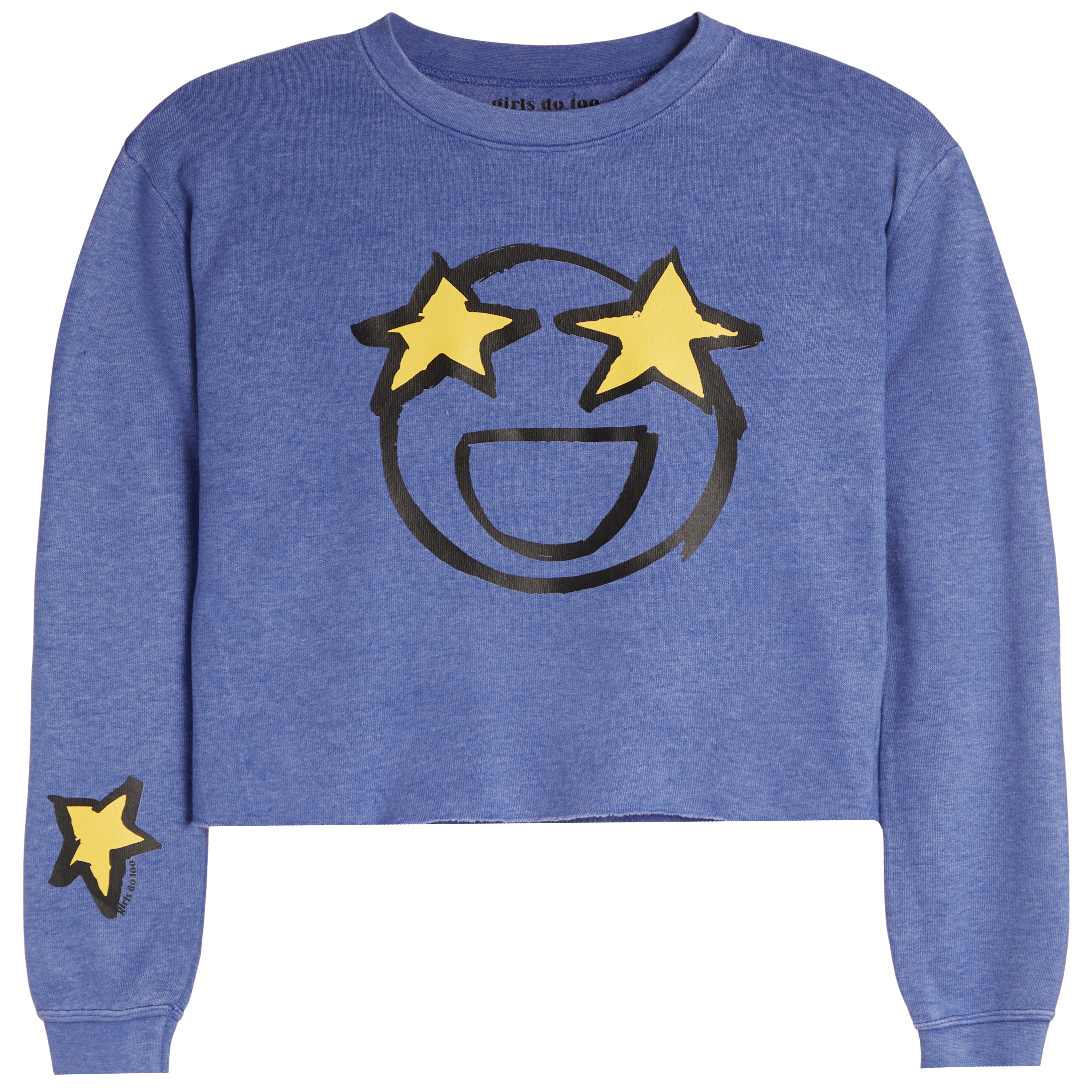 Star Eyes Smiley Sweatshirt – Denny's X Lester's