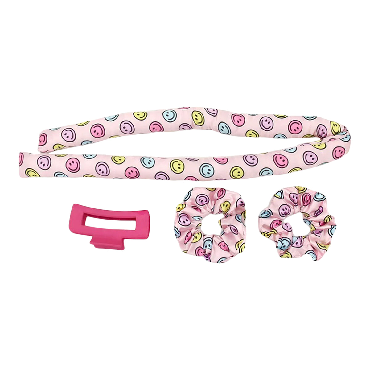 Smiley Satin Heatless Curling Set | Denny's