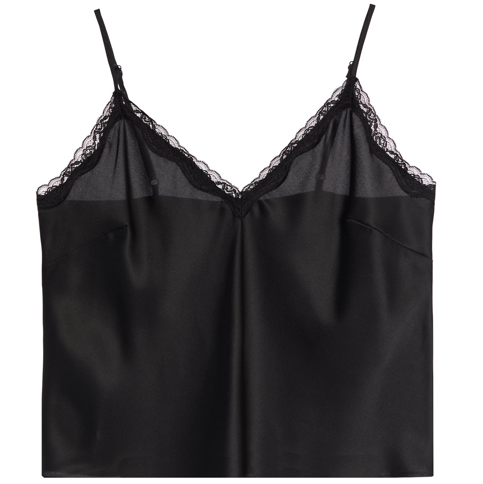 Satin Lace Trim Cami – Denny's X Lester's