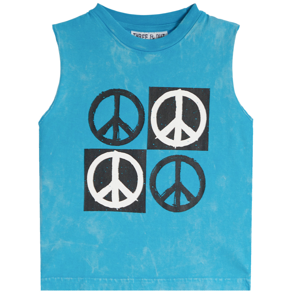 Peace Signs Enzyme Muscle Tee | Denny's
