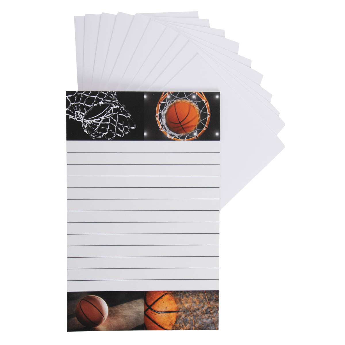 Four Corner Basketball Lined Notepad | Denny's