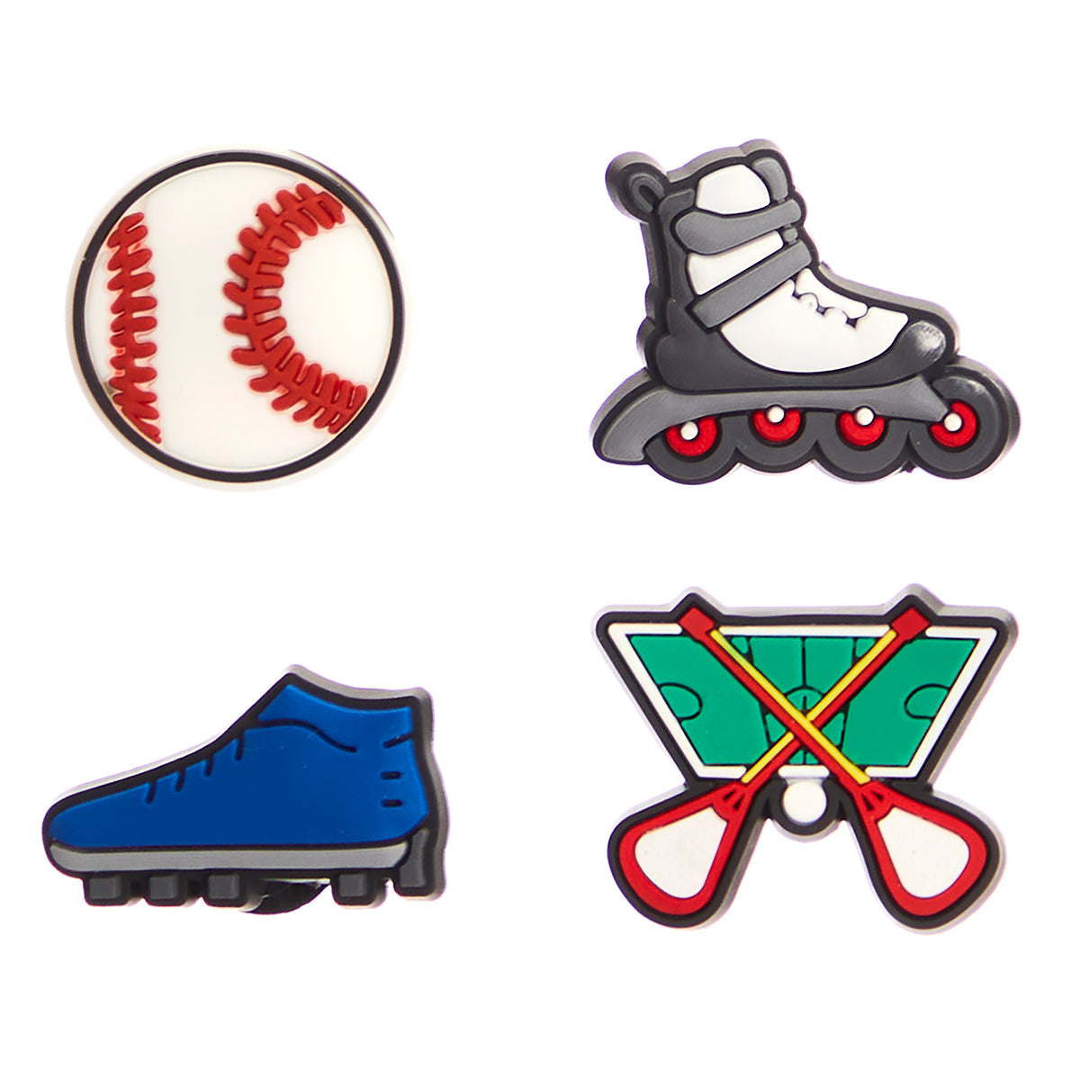 Lacrosse, Roller Blade, Cleats & Baseball Shoe Charms | Denny's