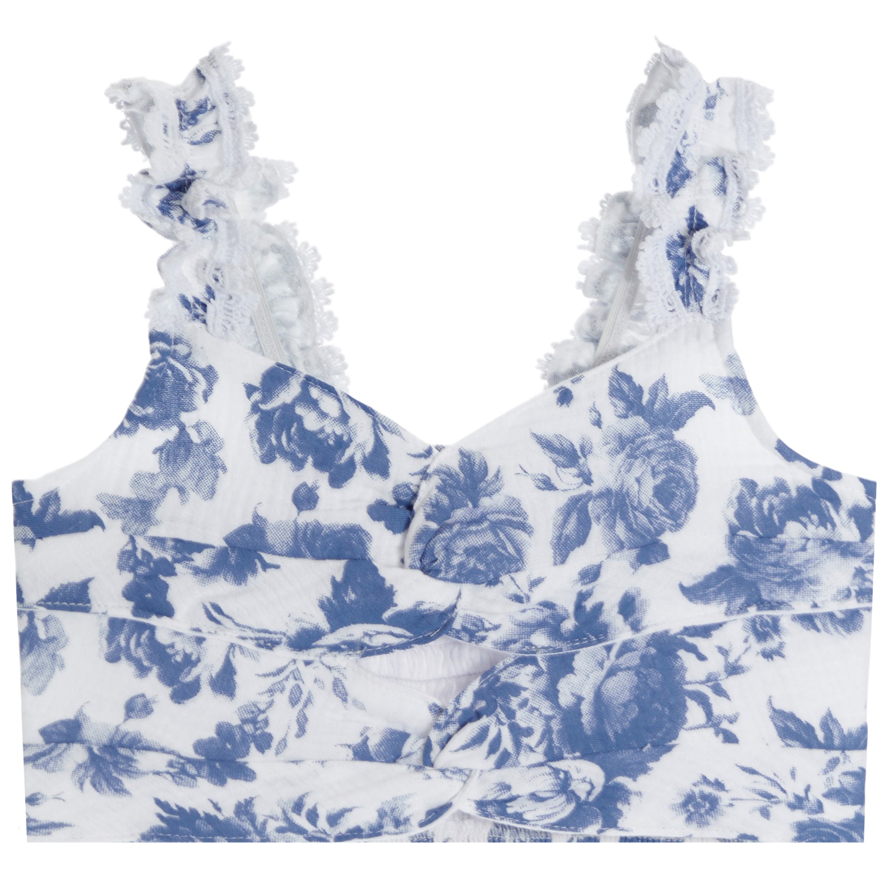 Toile Knot Front Tank – Denny's