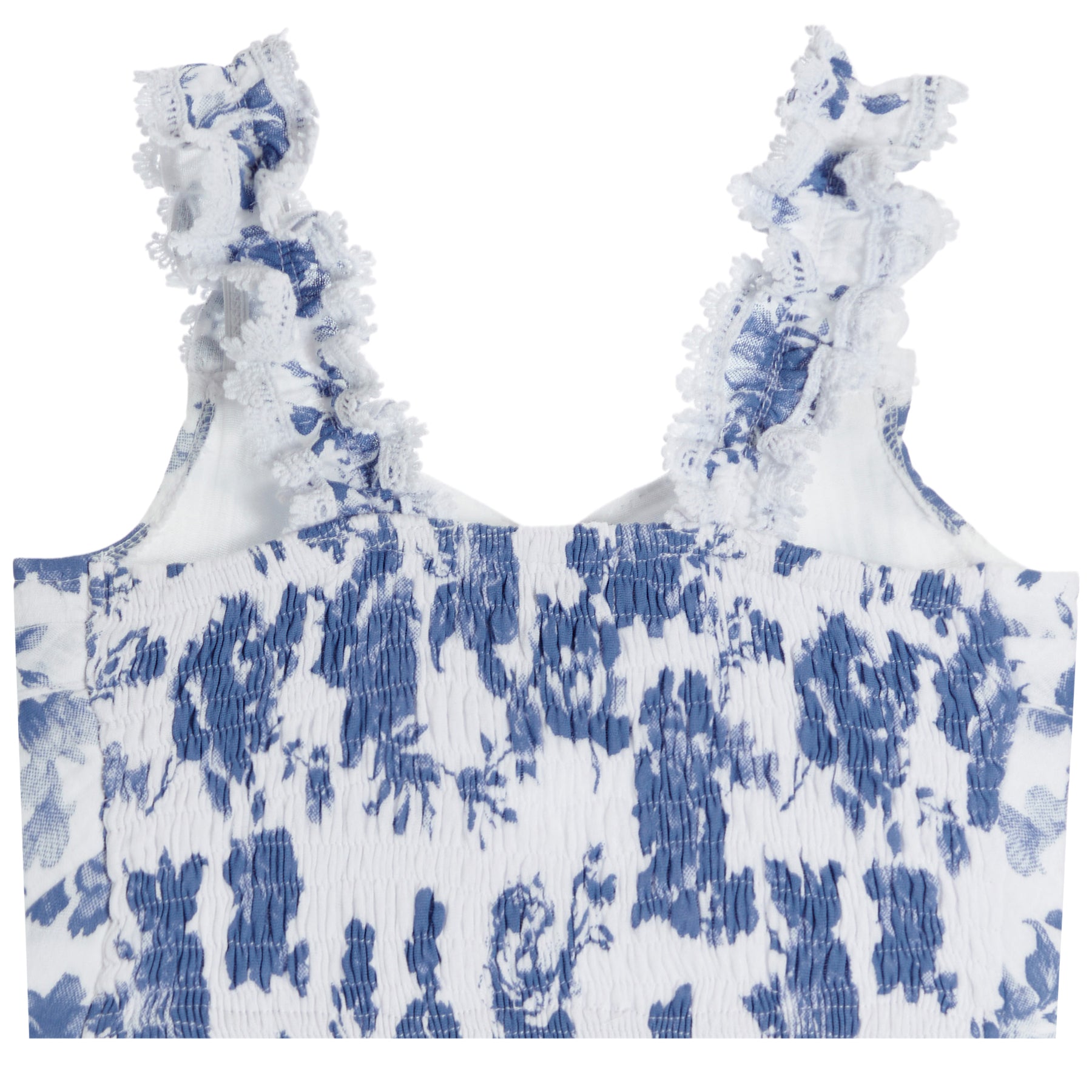 Toile Knot Front Tank – Denny's