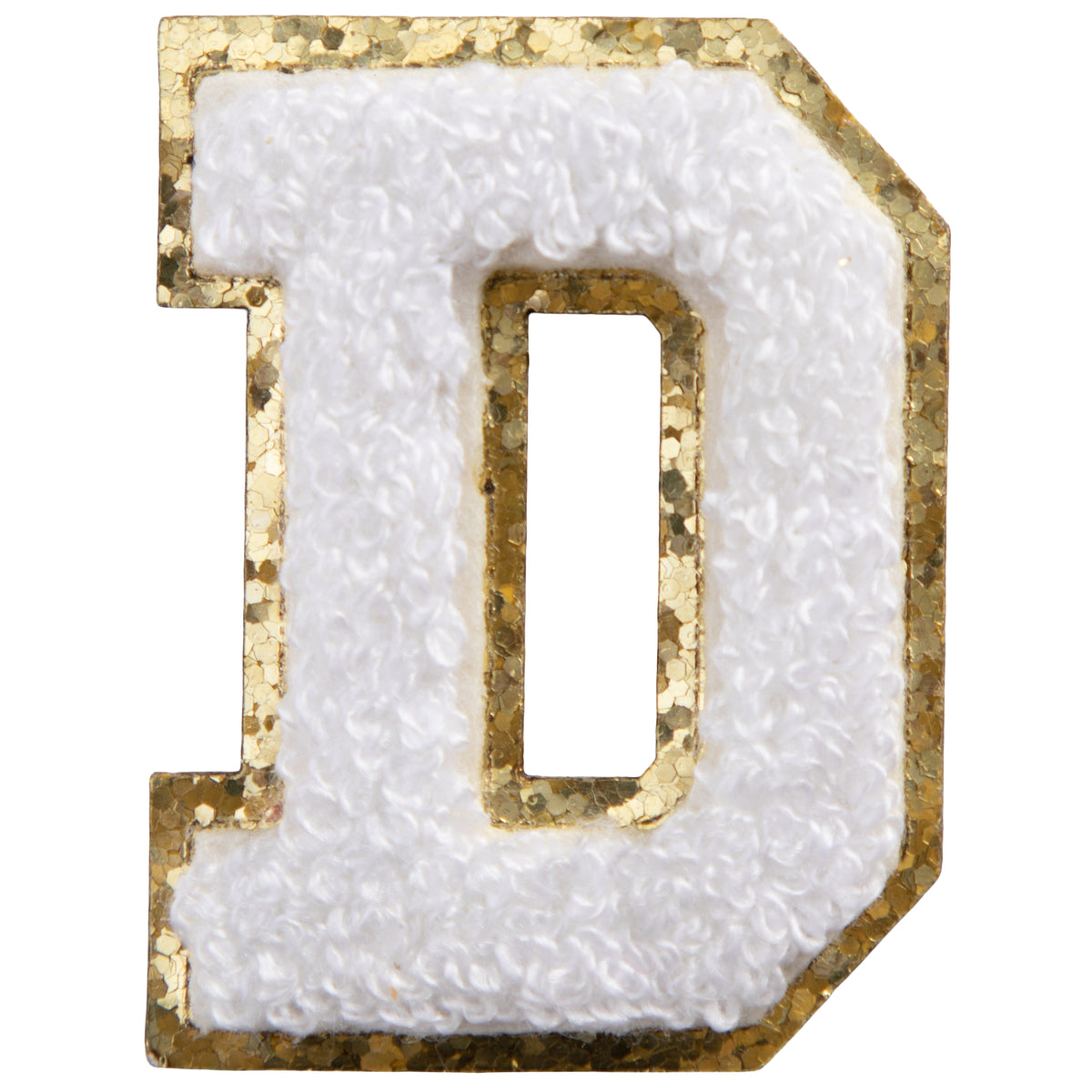 Chenille Letter D Stick On Patch | Denny's