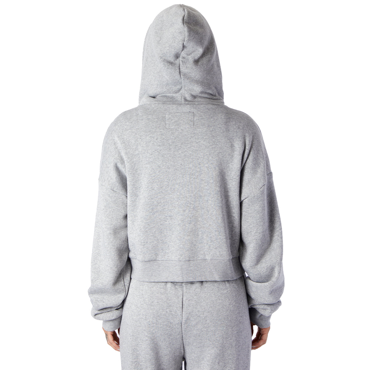 Dylan Solid Crop Zip Hoodie | Denny's