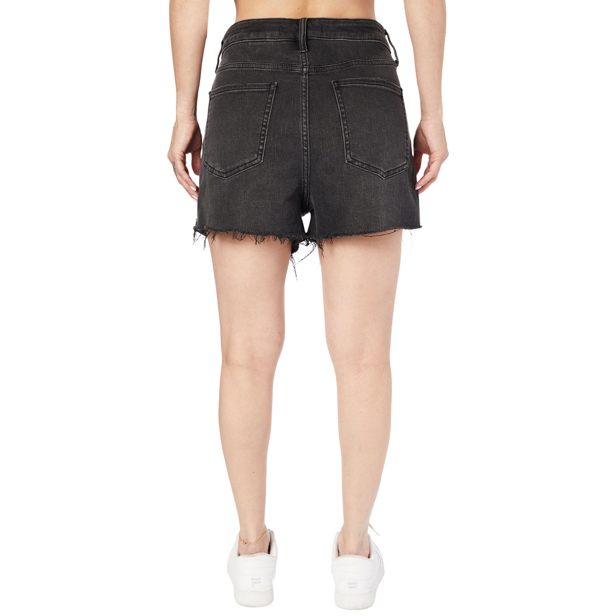Lulu High Rise Denim Short | Denny's