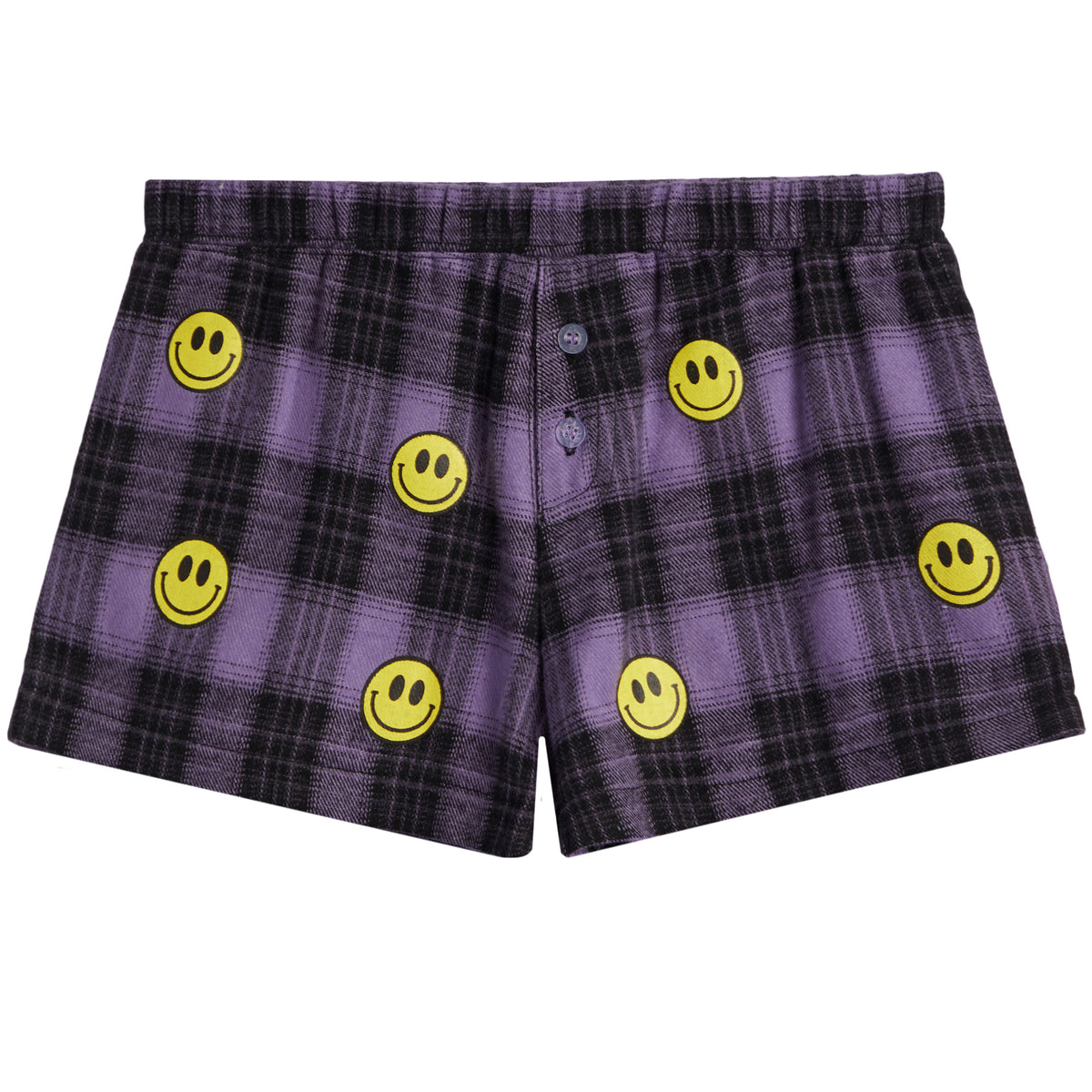 Smiley Flannel Short | Denny's