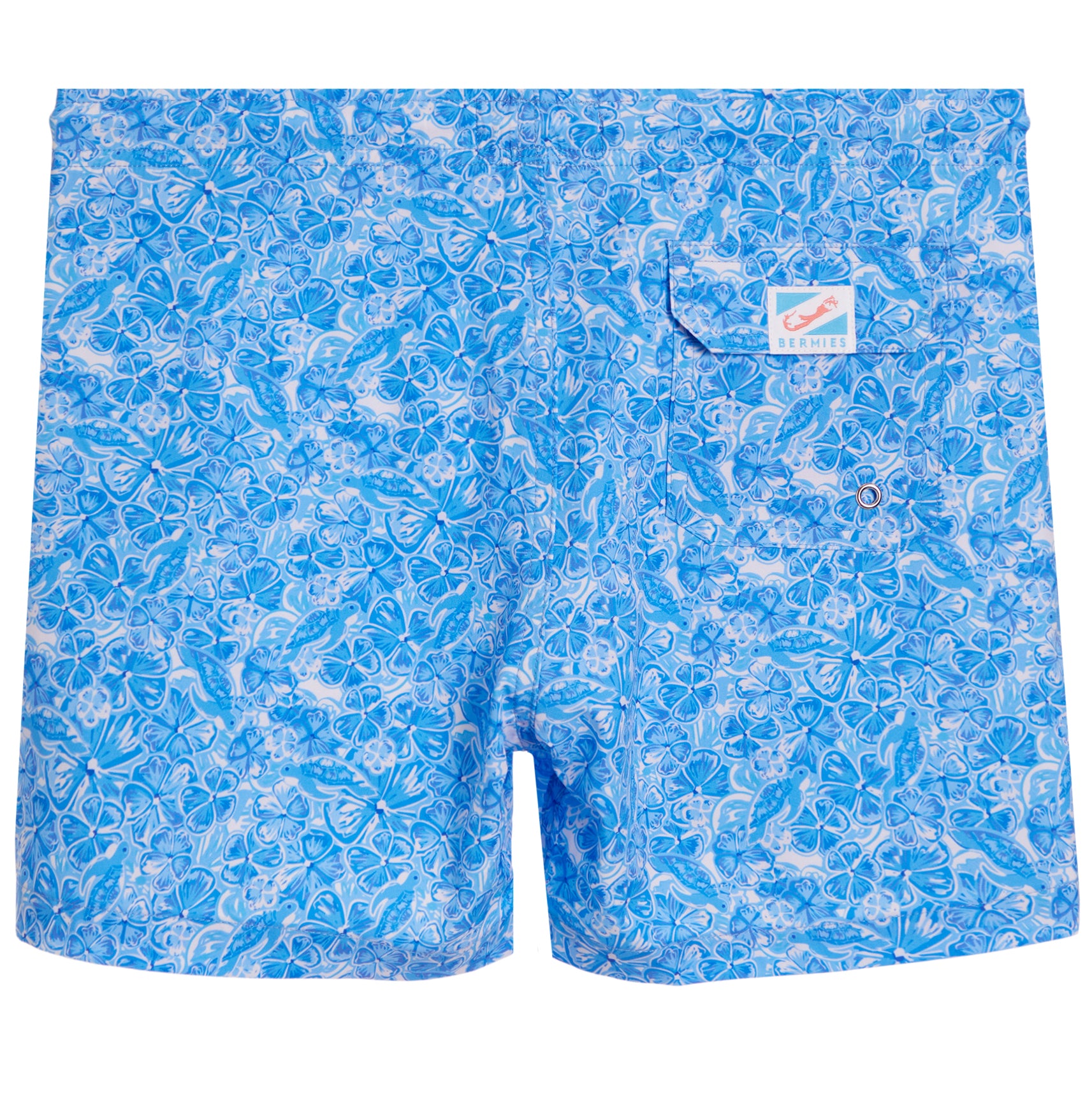 Floral Turtle Swim With Liner – Denny's X Lester's