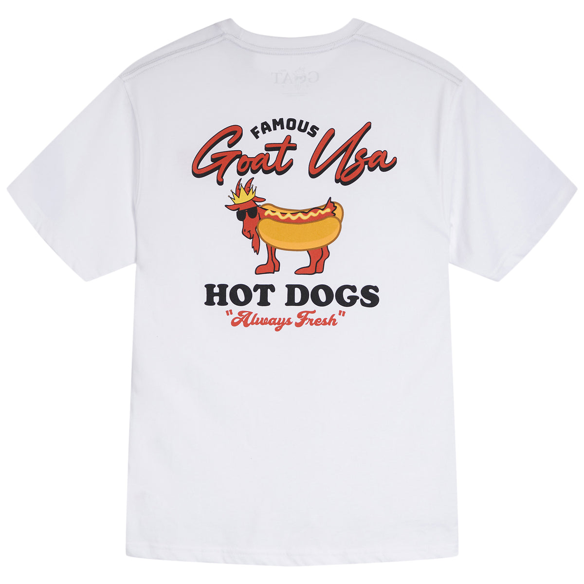 Hot Dog Goat Tee | Denny's