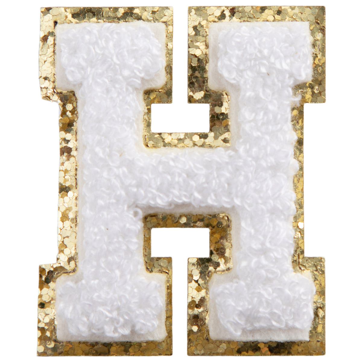 Chenille Letters H Stick On Patch | Denny's