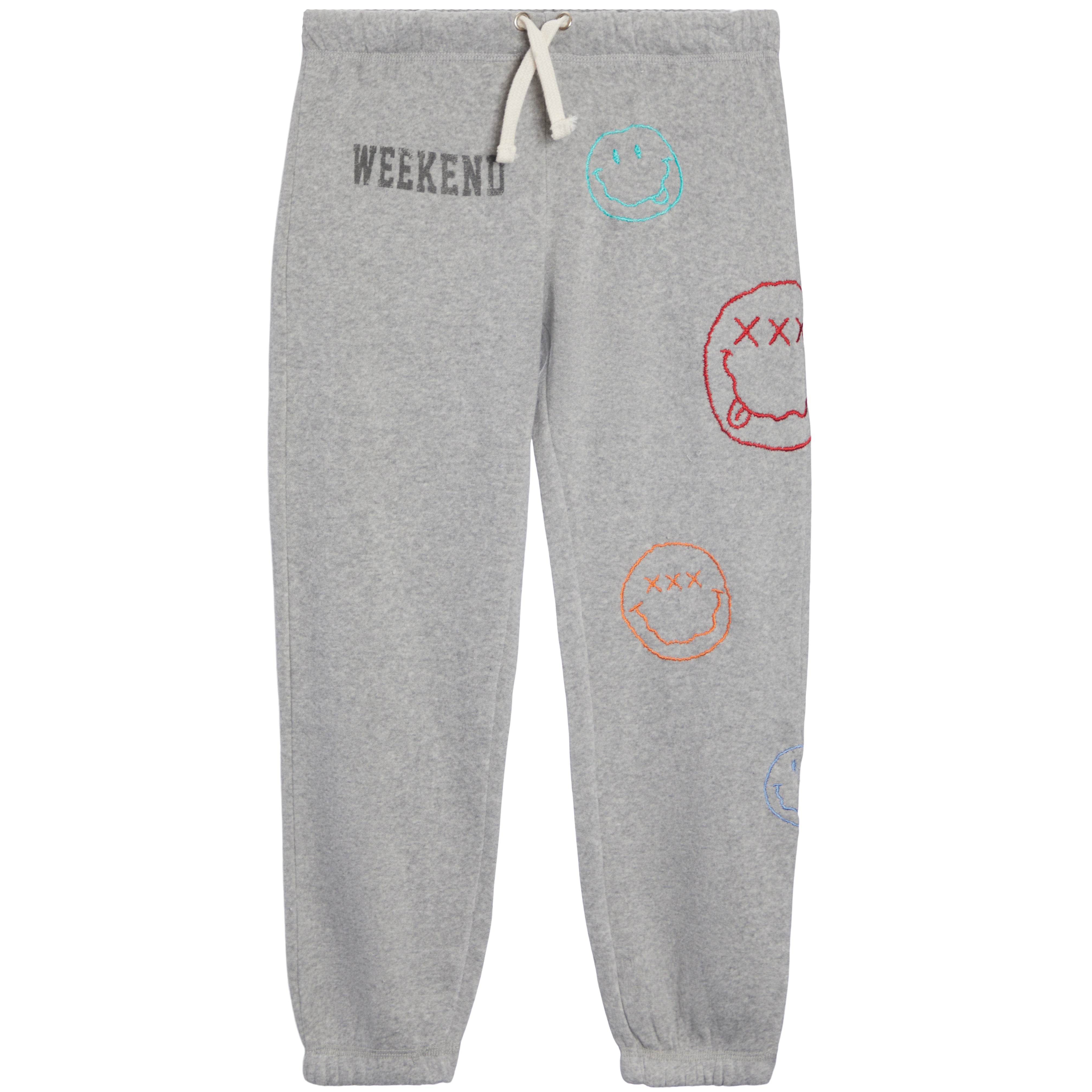 Weekend Smiley Embroidered Jogger – Denny's X Lester's