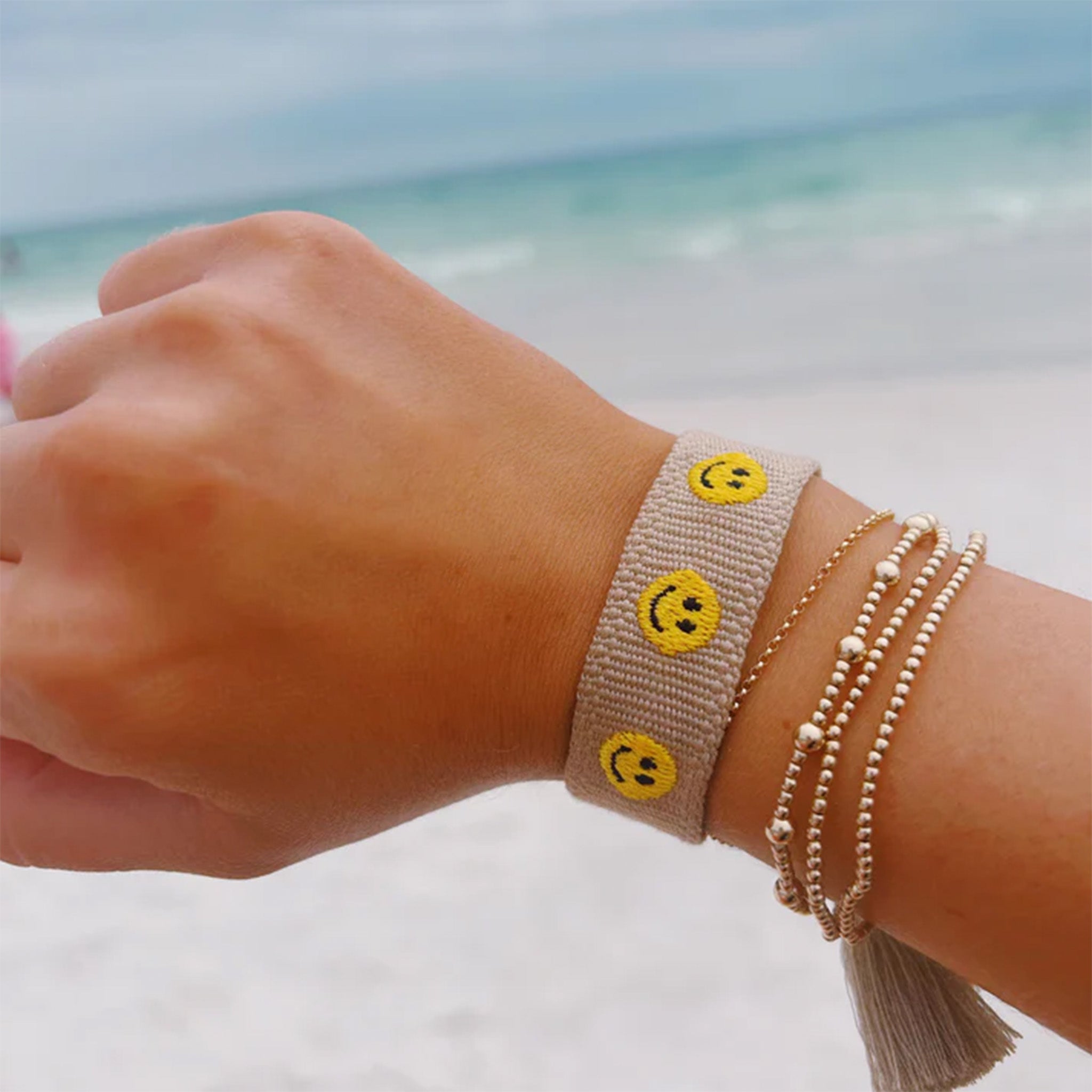 Multi Color Smiley Tassel Bracelet – Denny's