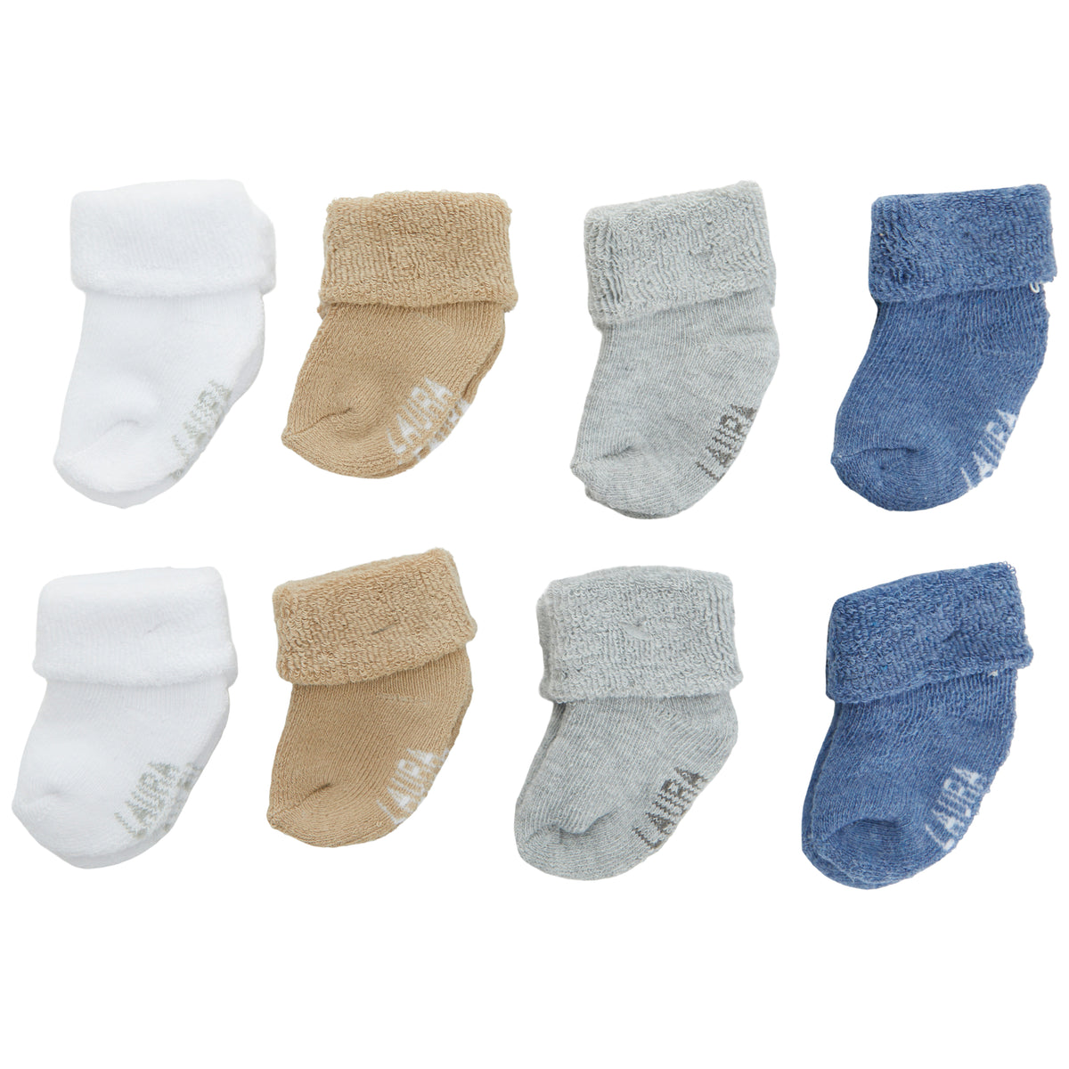 8pk Terry Boy Sock Set | Denny's