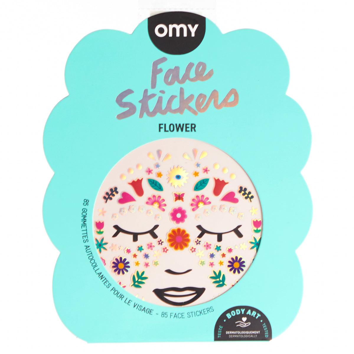 Flowers Face Stickers | Denny's