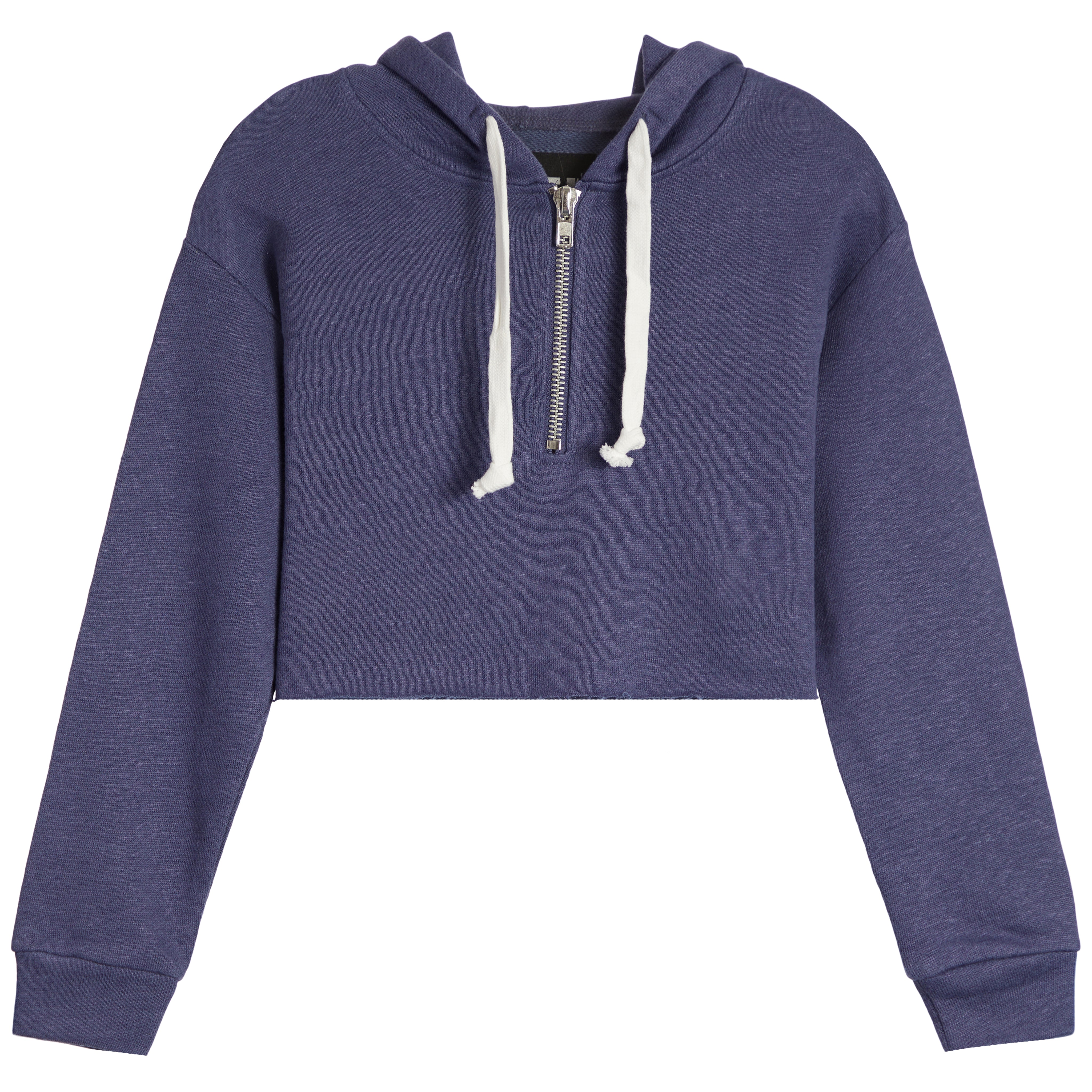 Peyton Crop 3/4 Zip Hoodie – Denny's X Lester's