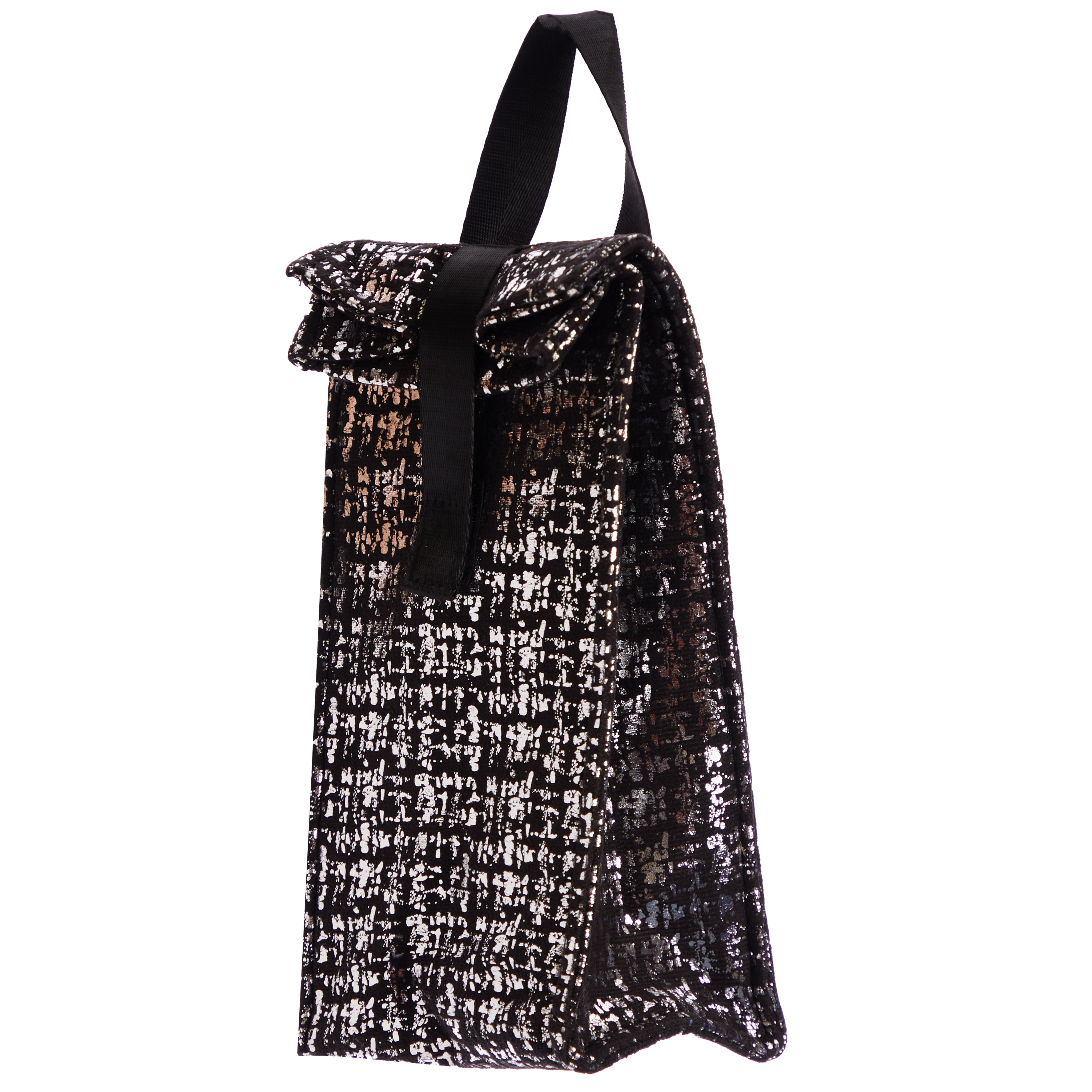 Black Silver Splatter Snack Bag – Denny's X Lester's