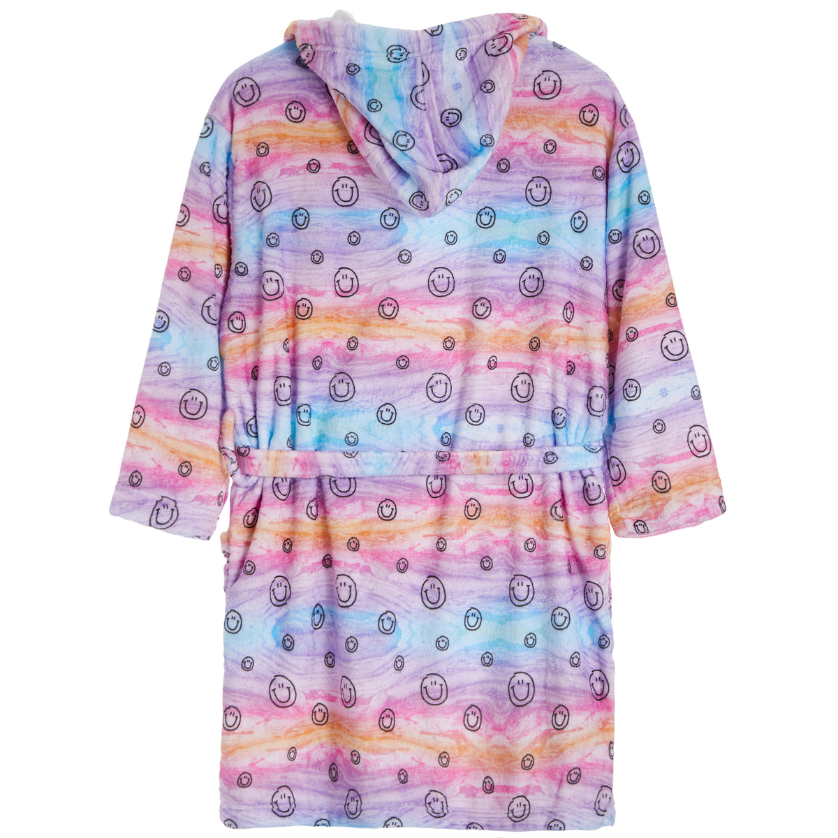 Marble Smiley Fuzzy Robe | Denny's