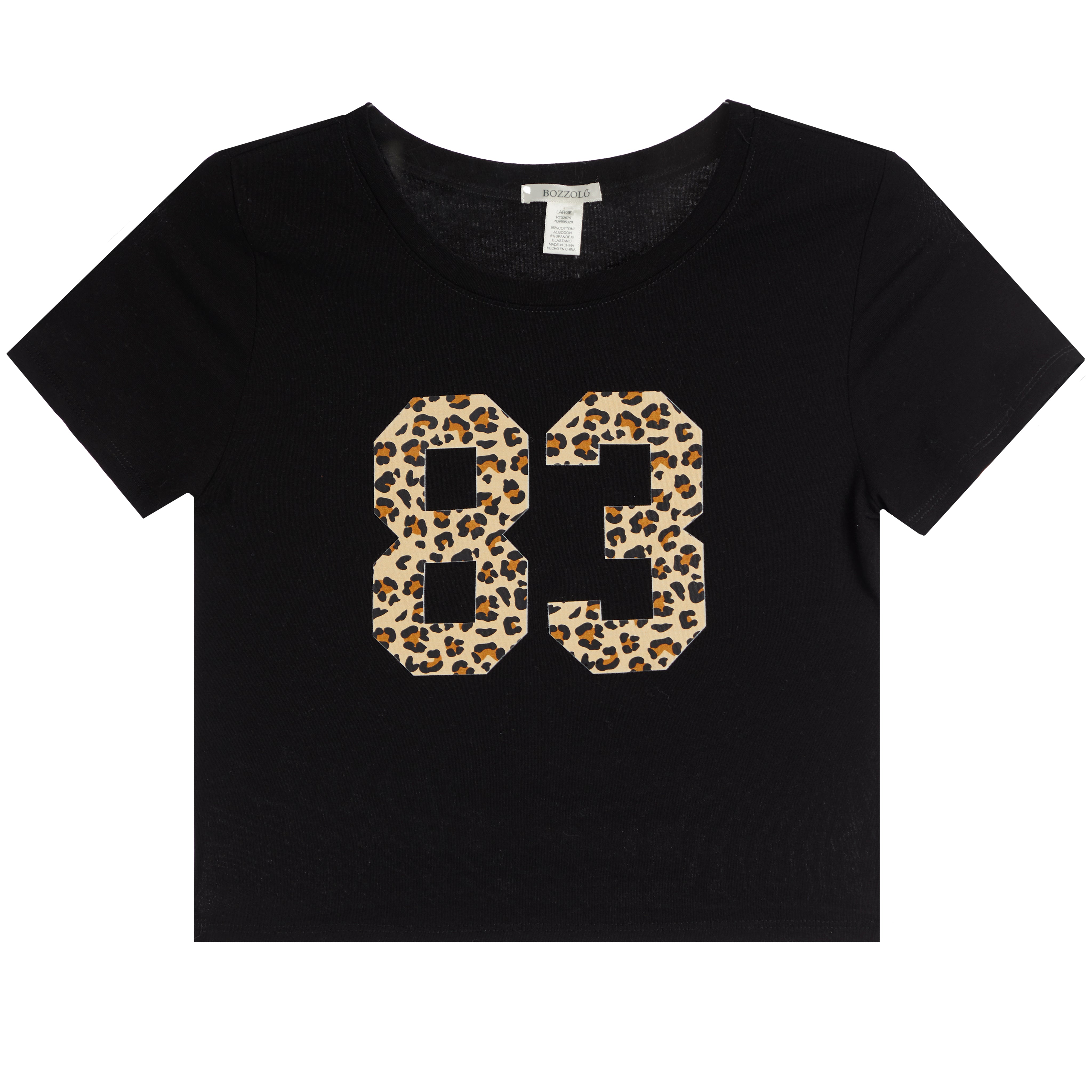 83 Leopard Baby Tee – Denny's X Lester's