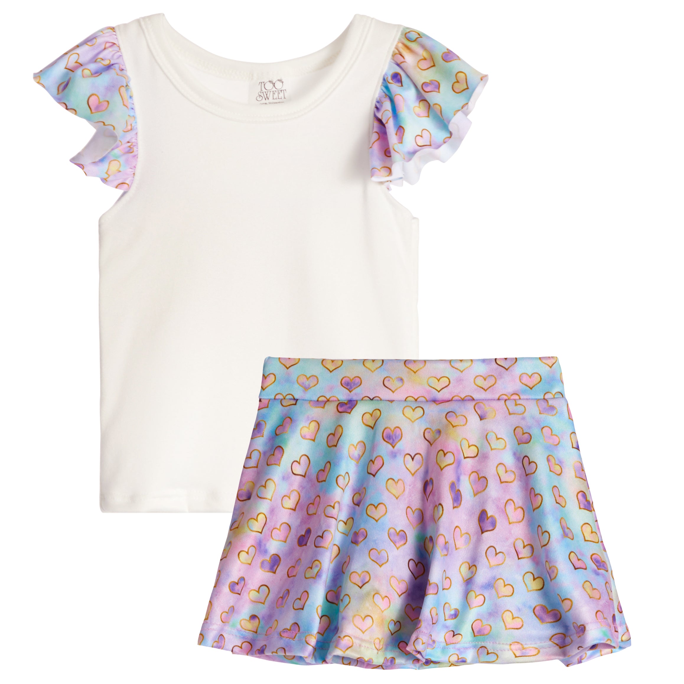 2pc Multi Heart Diaper Set – Denny's X Lester's