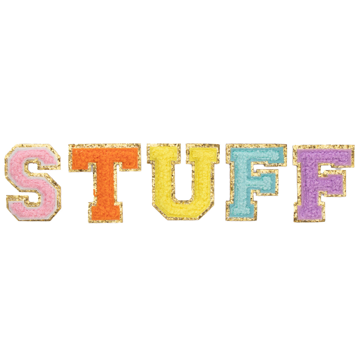 Stuff Word Chenille Sticker Patch | Denny's