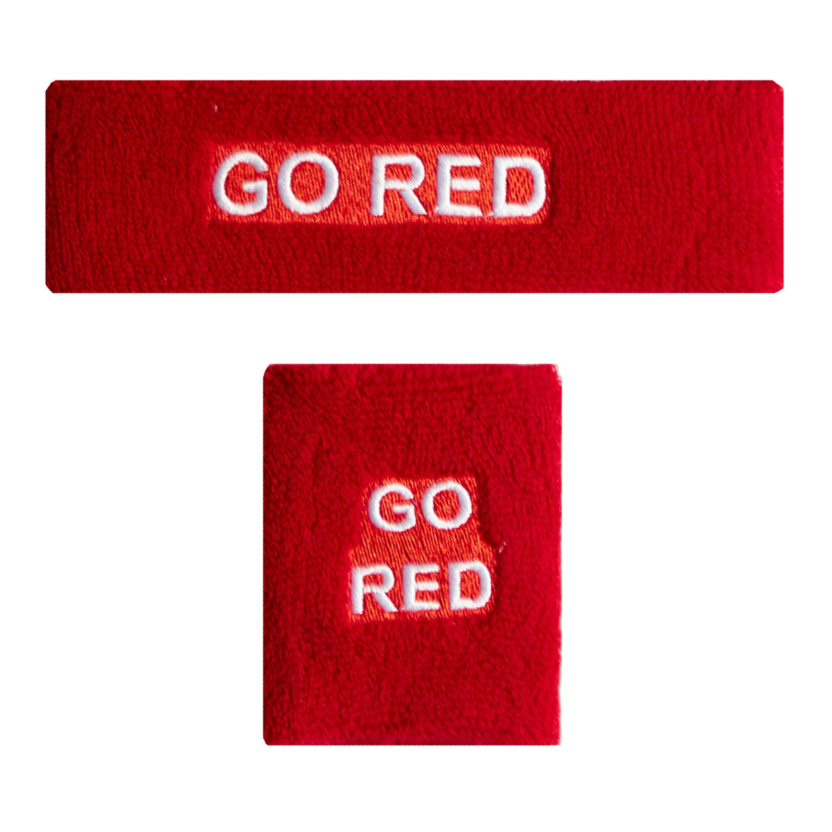 Sweatband & Wristband Set - Go Red | Denny's