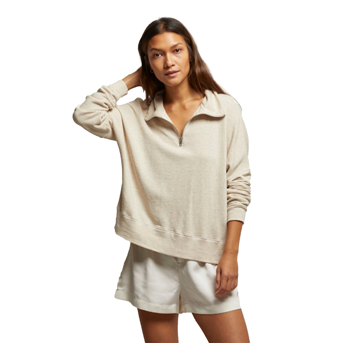 Maren French Terry Half Zip | Denny's