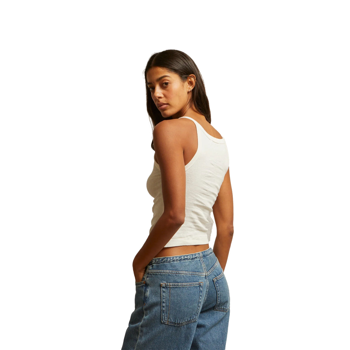 Lennox Recycled Cropped Tank | Denny's