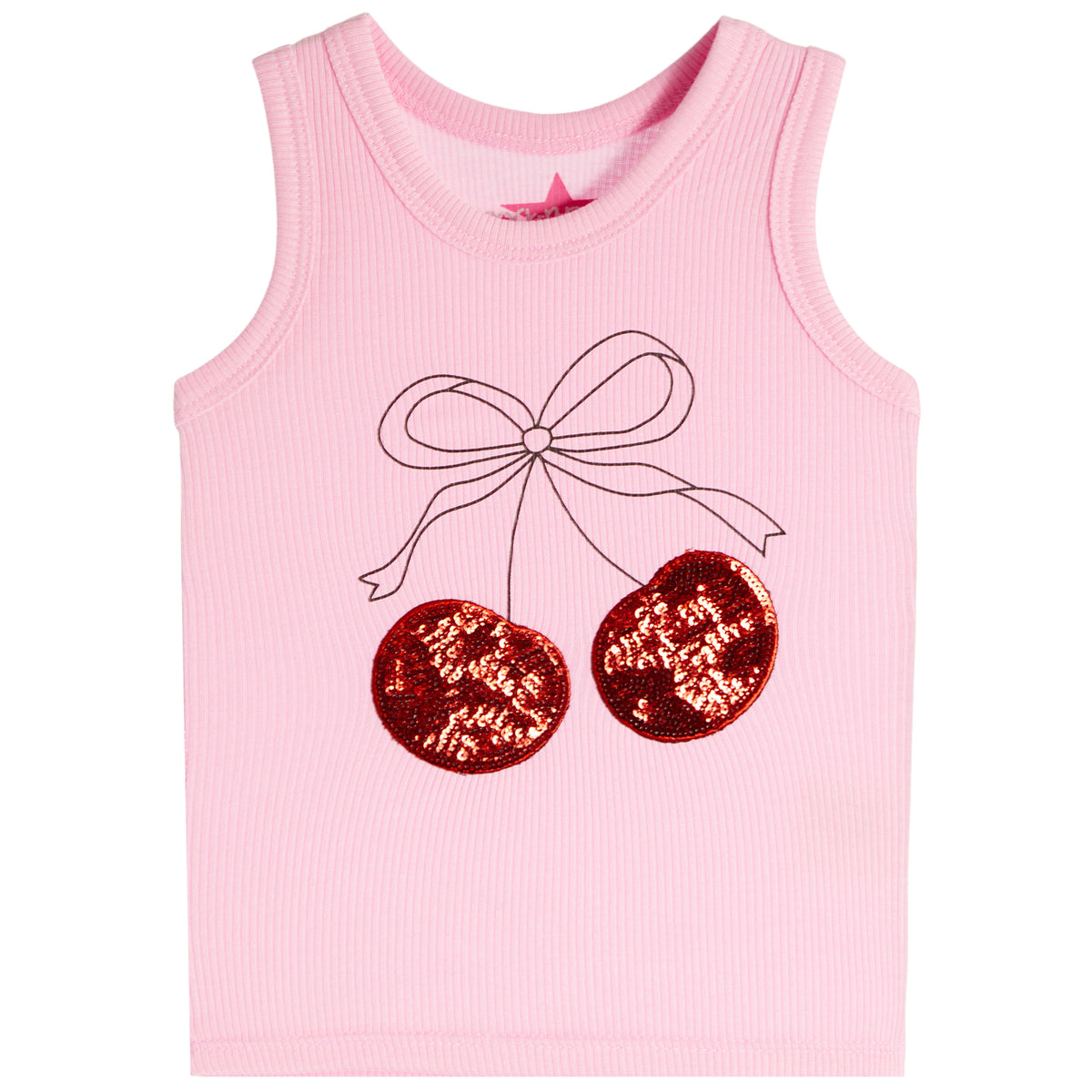 Sequin Cherry Tank | Denny's