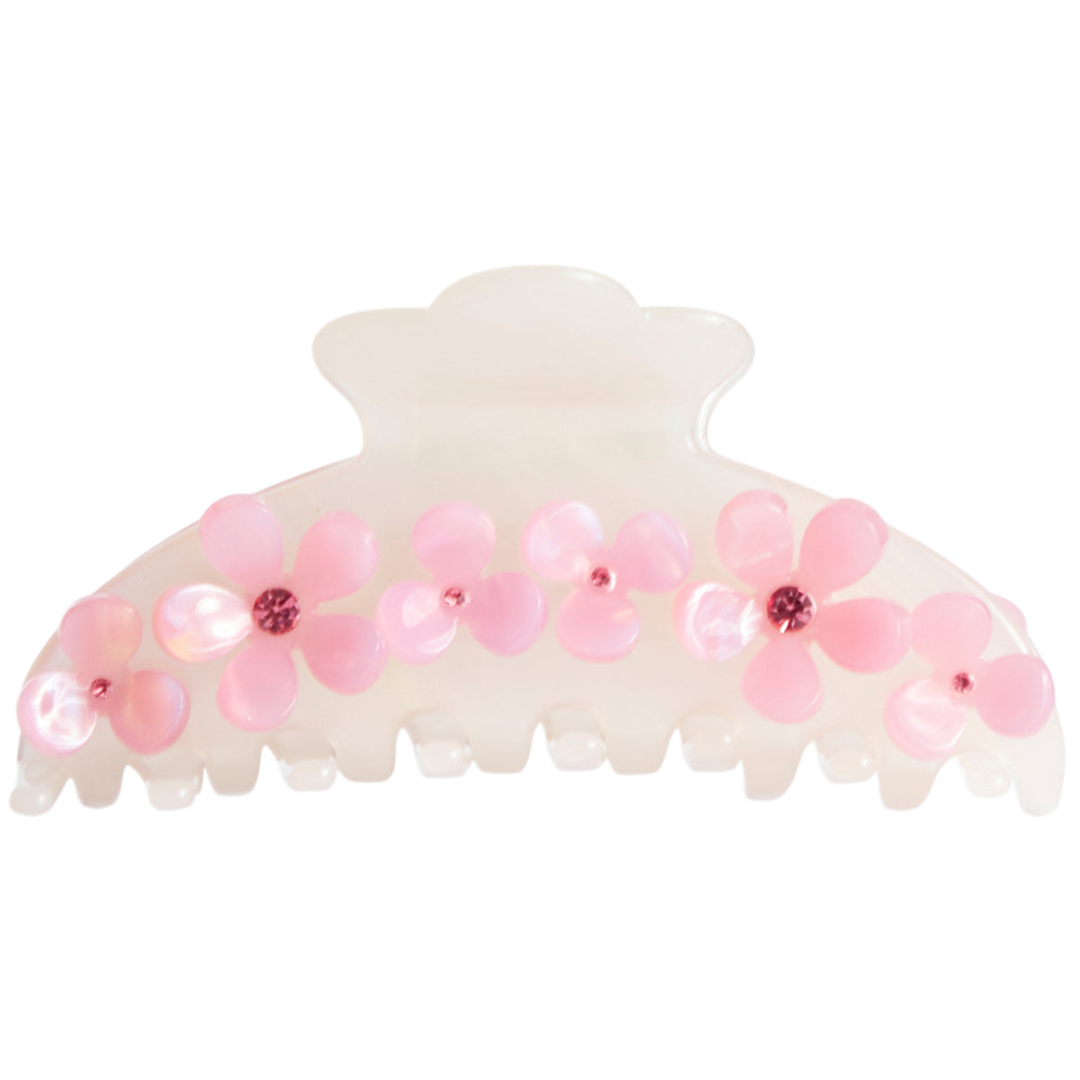 Pink Flowers Claw Clip | Denny's