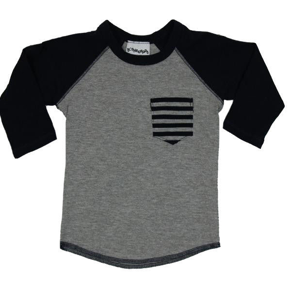Raglan Grey Navy – Denny's X Lester's
