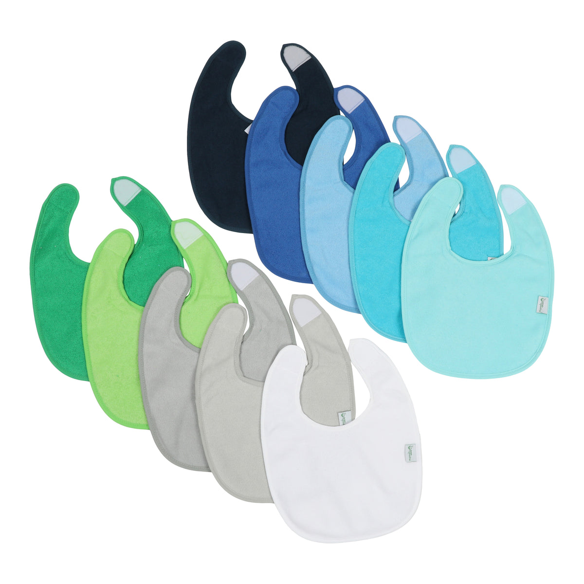 10 Pack Blue Bibs | Denny's