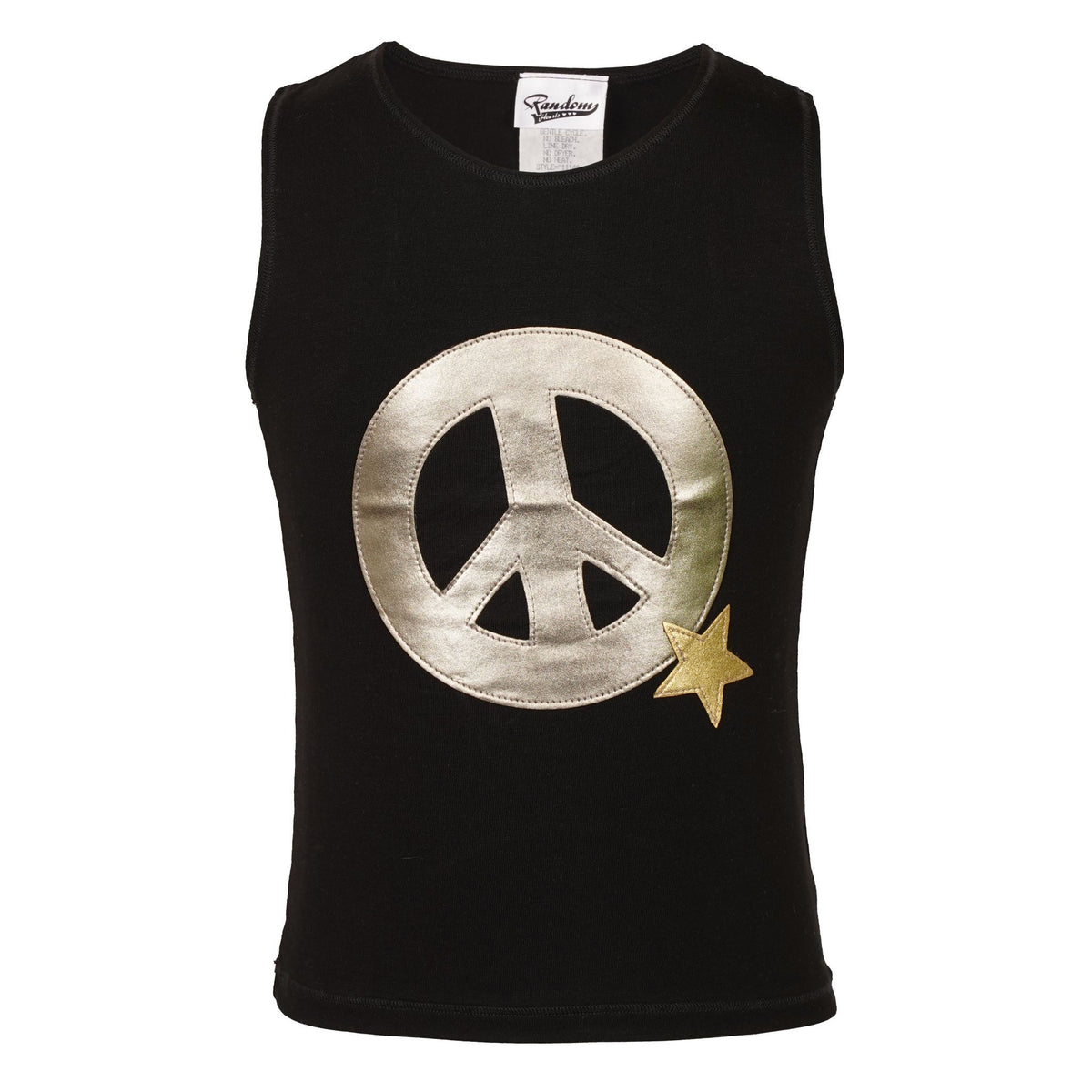 Metallic Peace Sign & Star Tank | Denny's