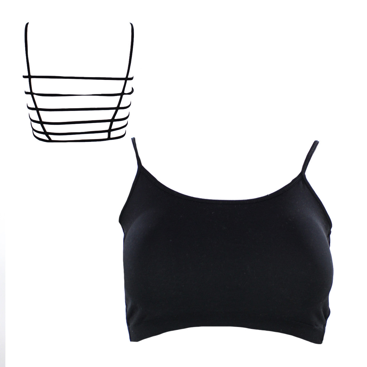 Junior Long Bra Ladder Back with Removable Pads – Denny's X Lester's