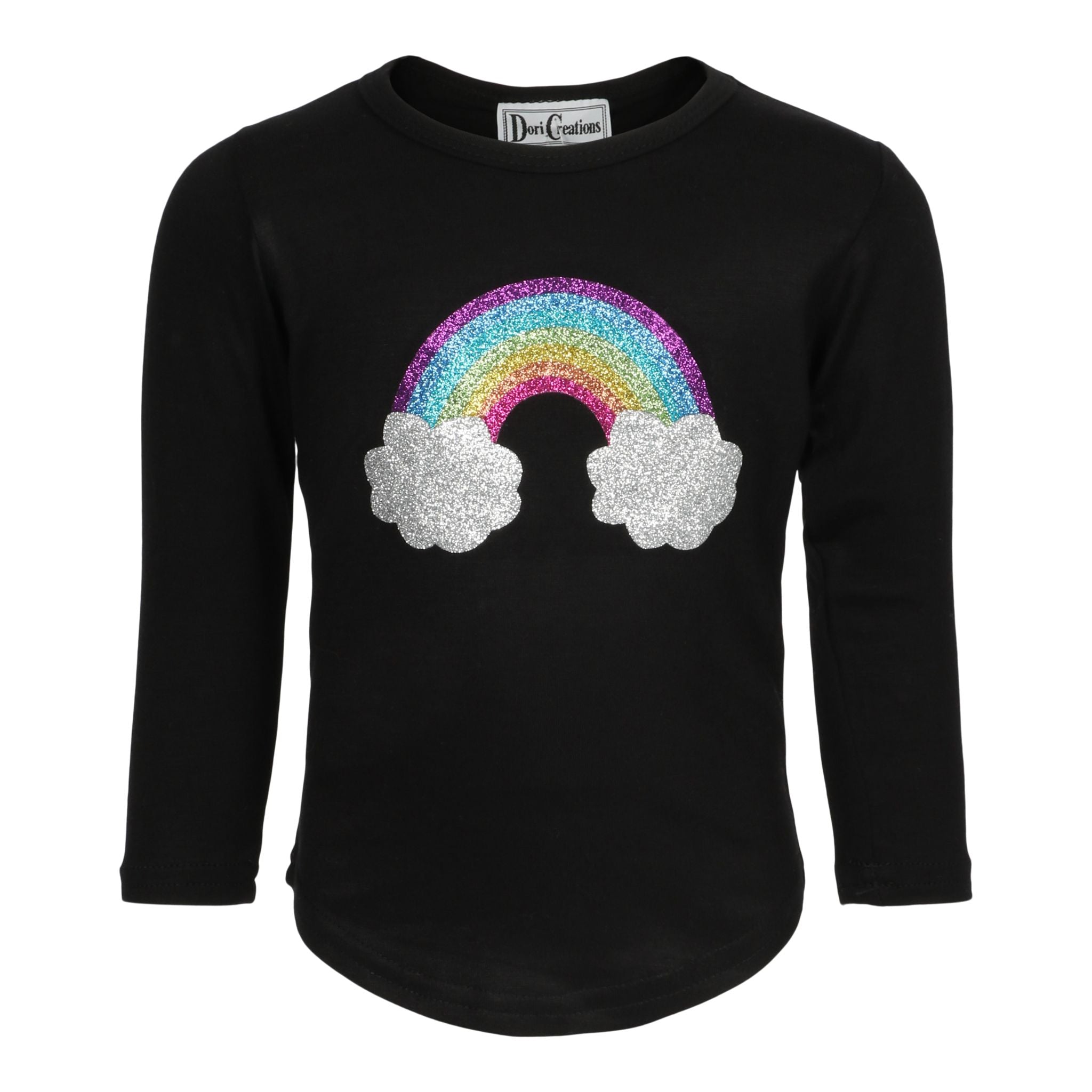Glitter Rainbow Round Bottom Top – Denny's X Lester's