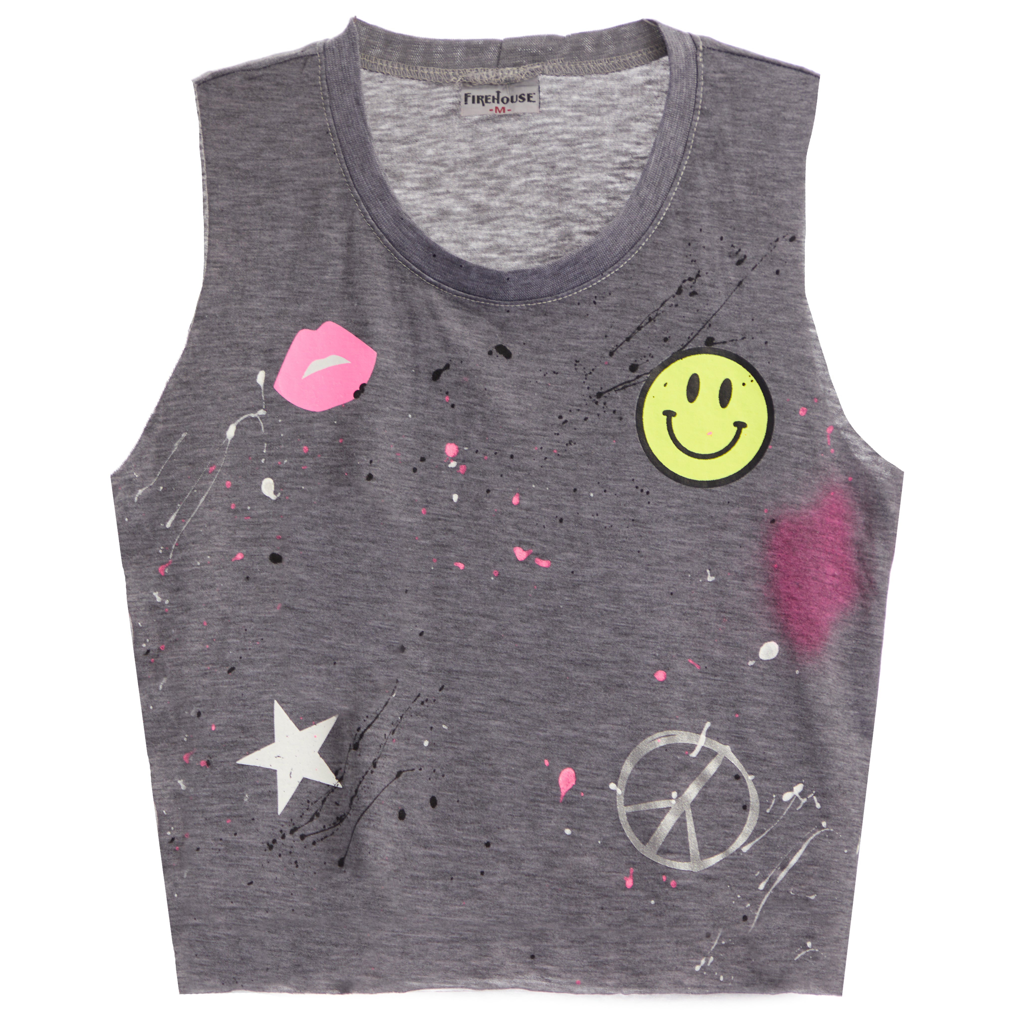 Pink Splatter & Spray Love Tank – Denny's X Lester's