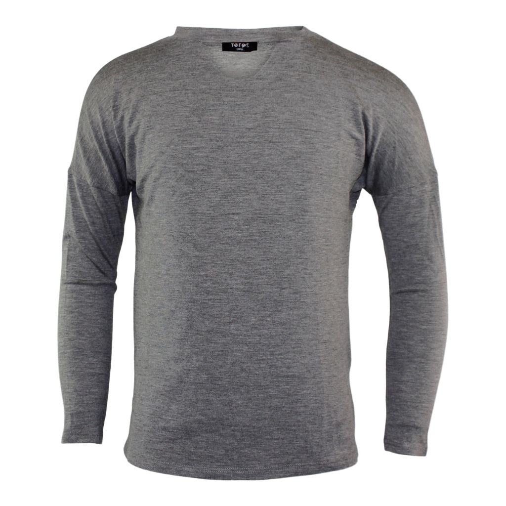 Long Sleeve Open V-Neck – Denny's X Lester's