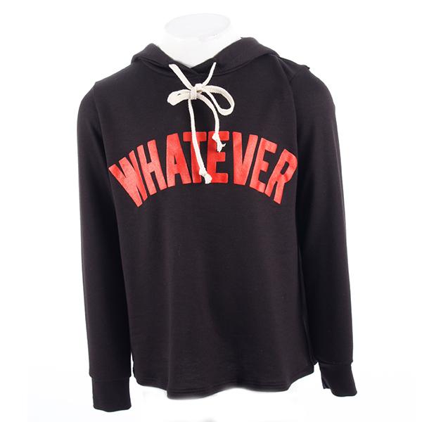 Long Sleeve Sweatshirt with Whatever In Red – Denny's X Lester's