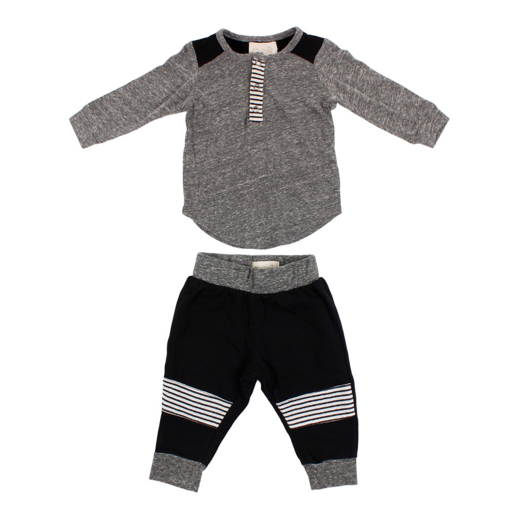 Henley Two Piece Set with Pant – Denny's X Lester's
