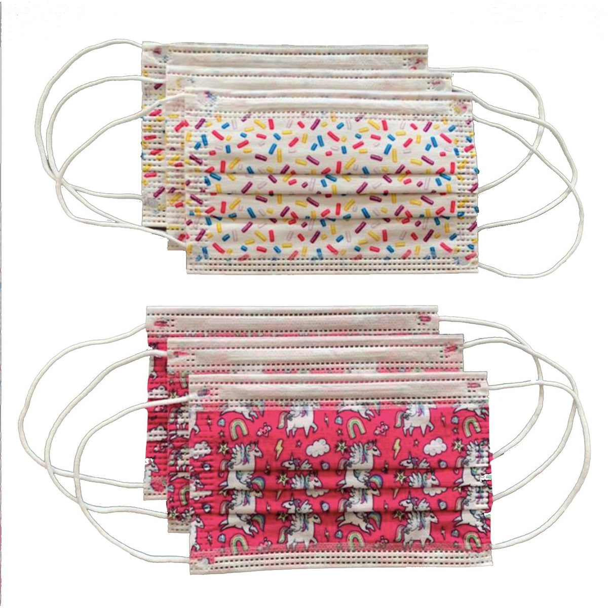 Unicorn Sprinkles 6pk Disposable Mask | Denny's