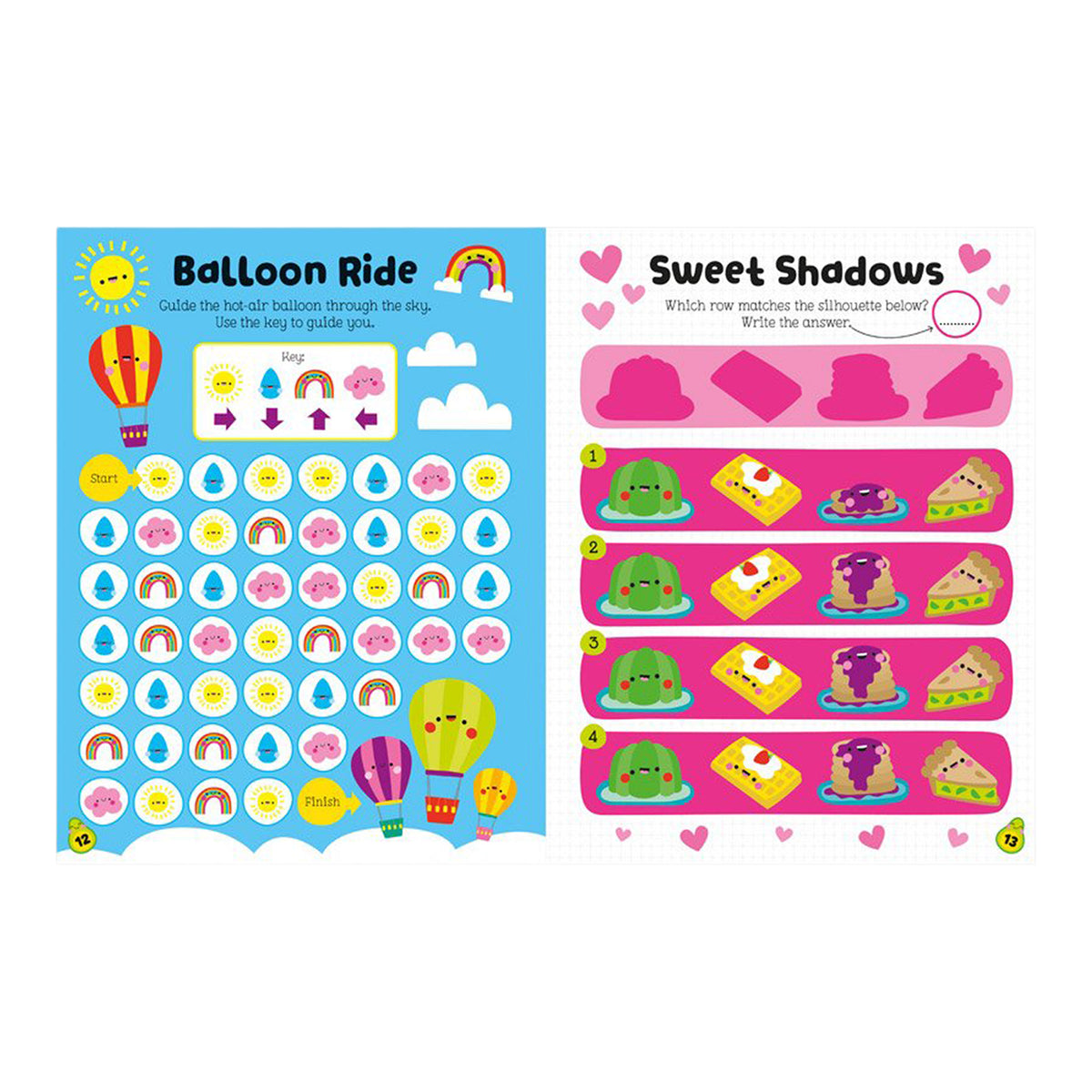 Super Cute Shiny Sticker Activity Book | Denny's