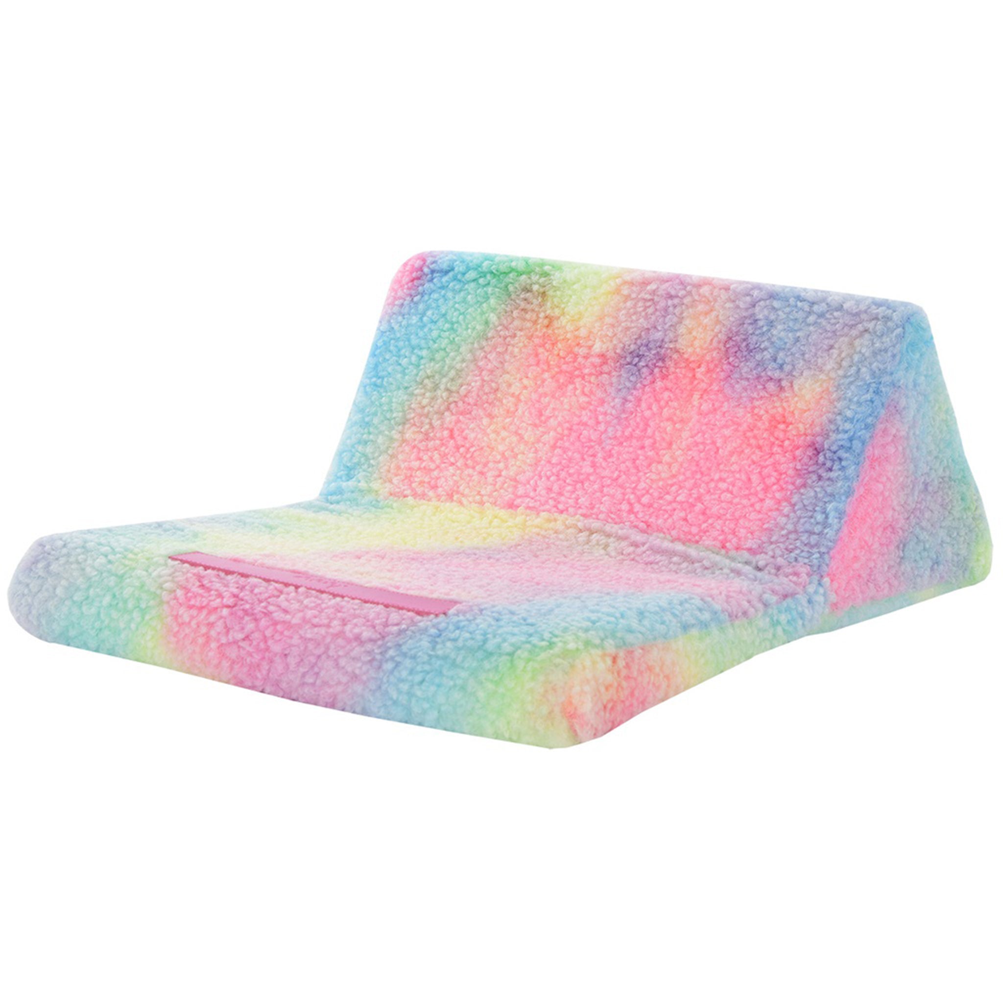 Rainbow Sherpa Tablet Pillow – Denny's X Lester's