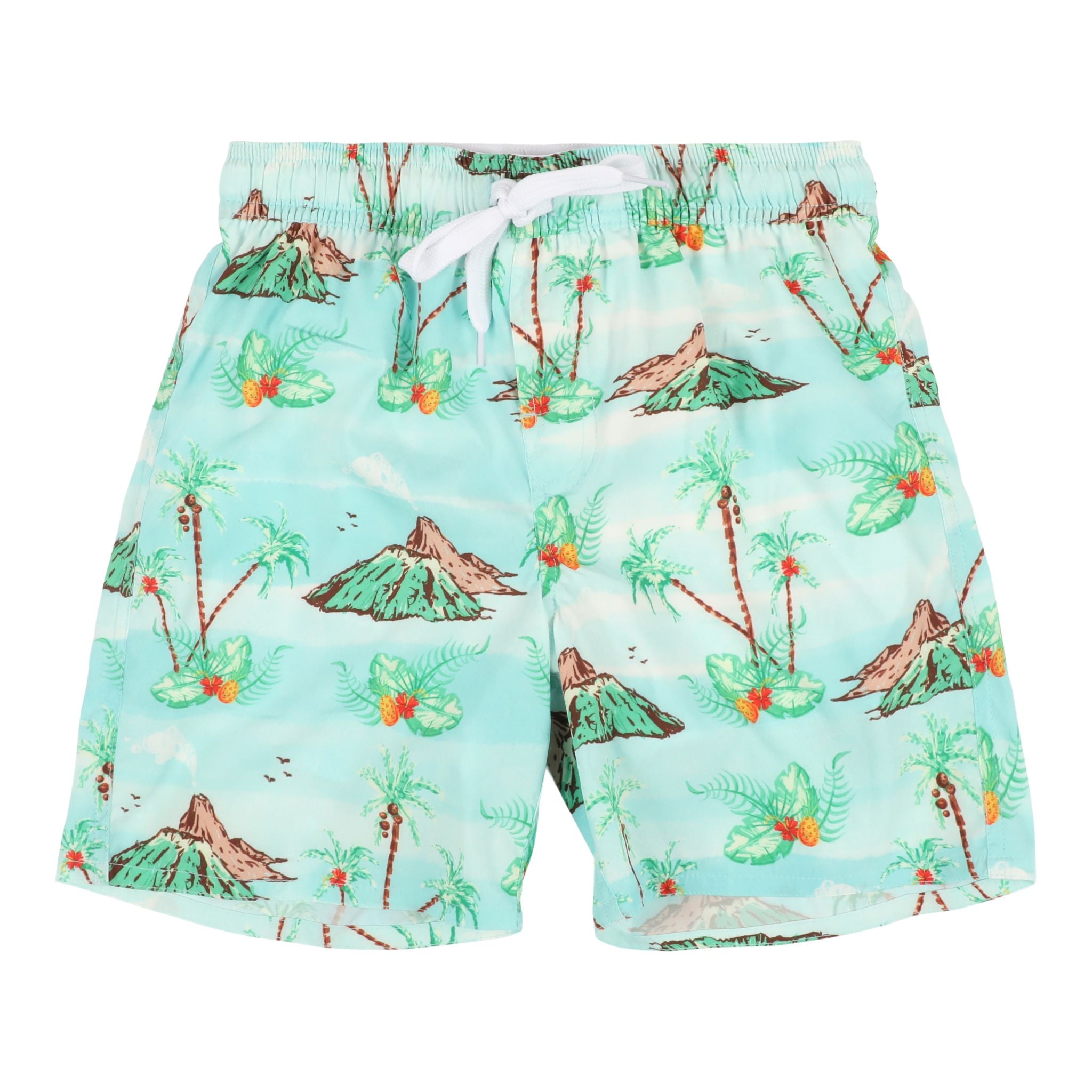 Volcano Island Swim Trunk – Denny's X Lester's
