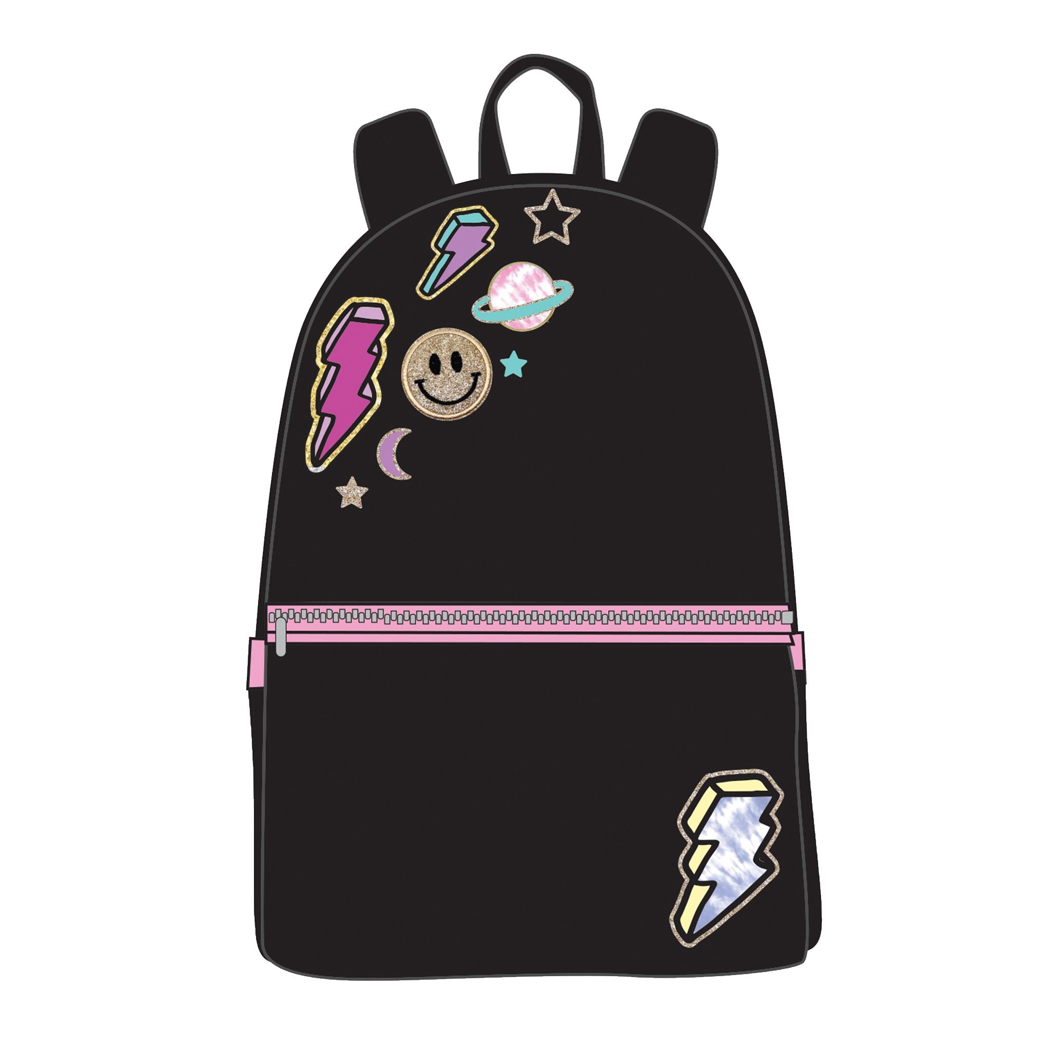 Patches Lightning Bolt Backpack – Denny's X Lester's