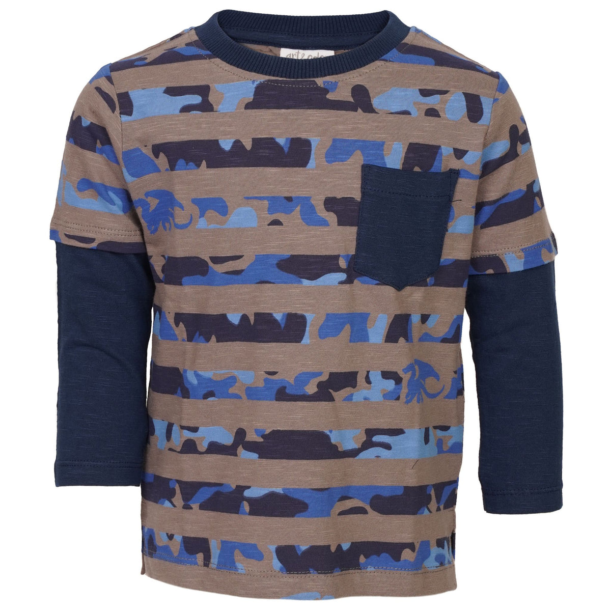 Camo Stripe Layer Tee | Denny's